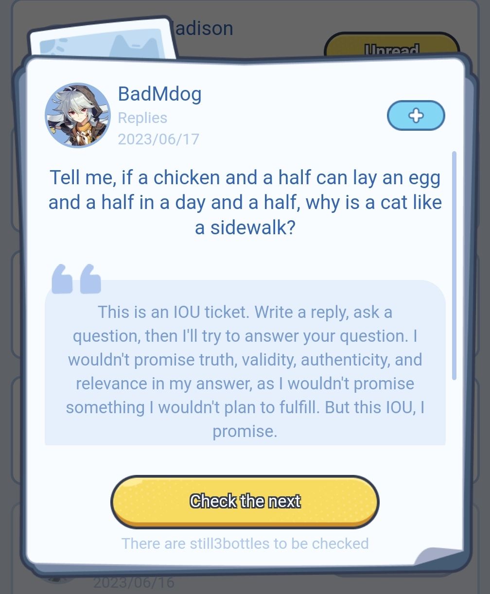 A Chicken and A Half Lay An Egg and A Half in A Day and A Half | HoYoLAB