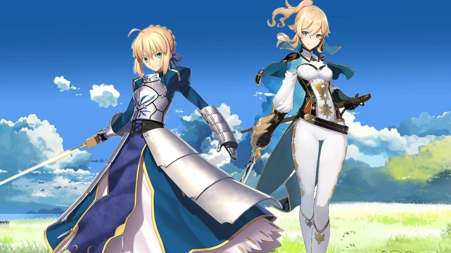 Hangout events - in our world! Today's guest - Saber! Genshin Impact ...