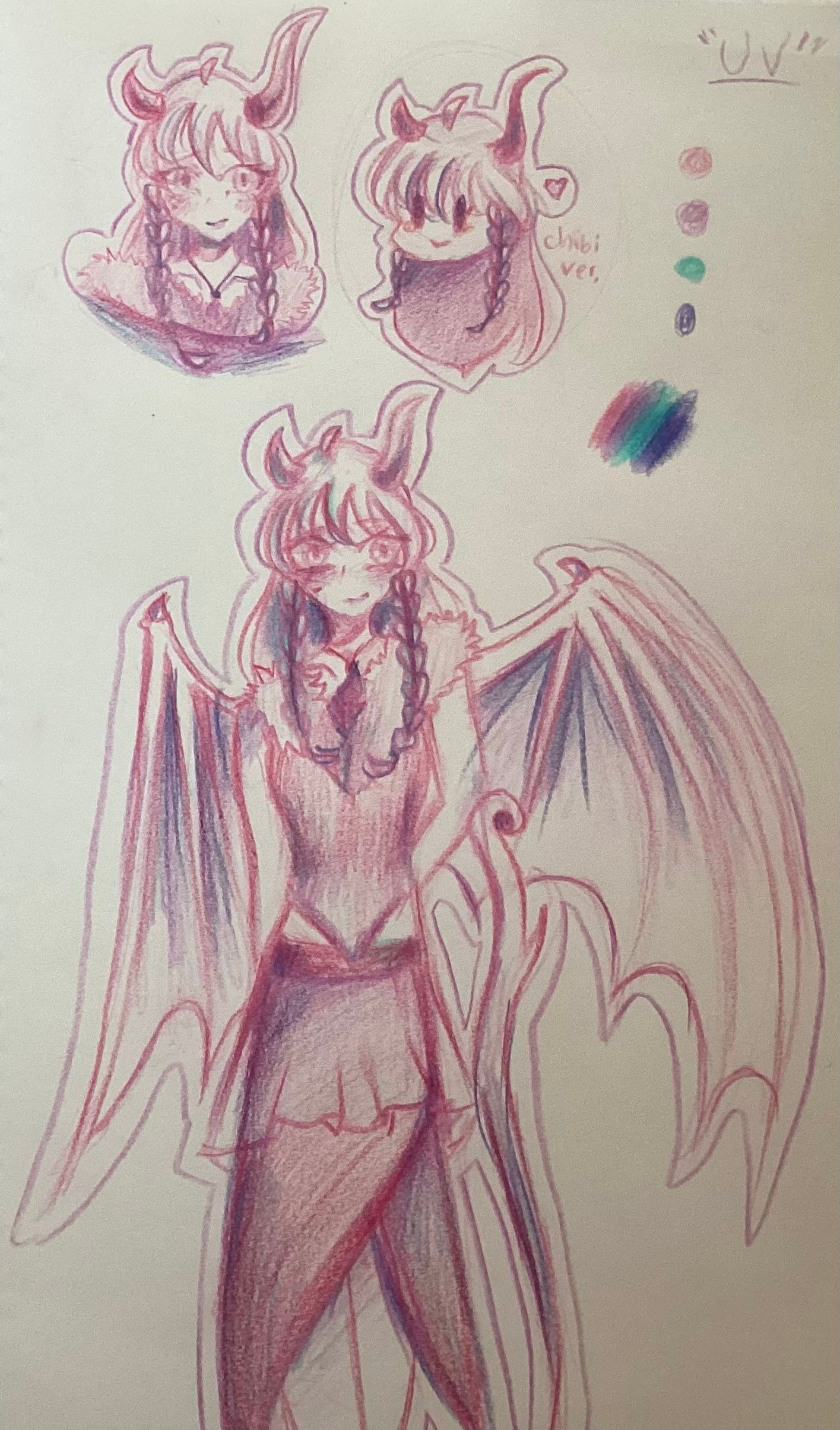 Drawing OCs based on colors | HoYoLAB