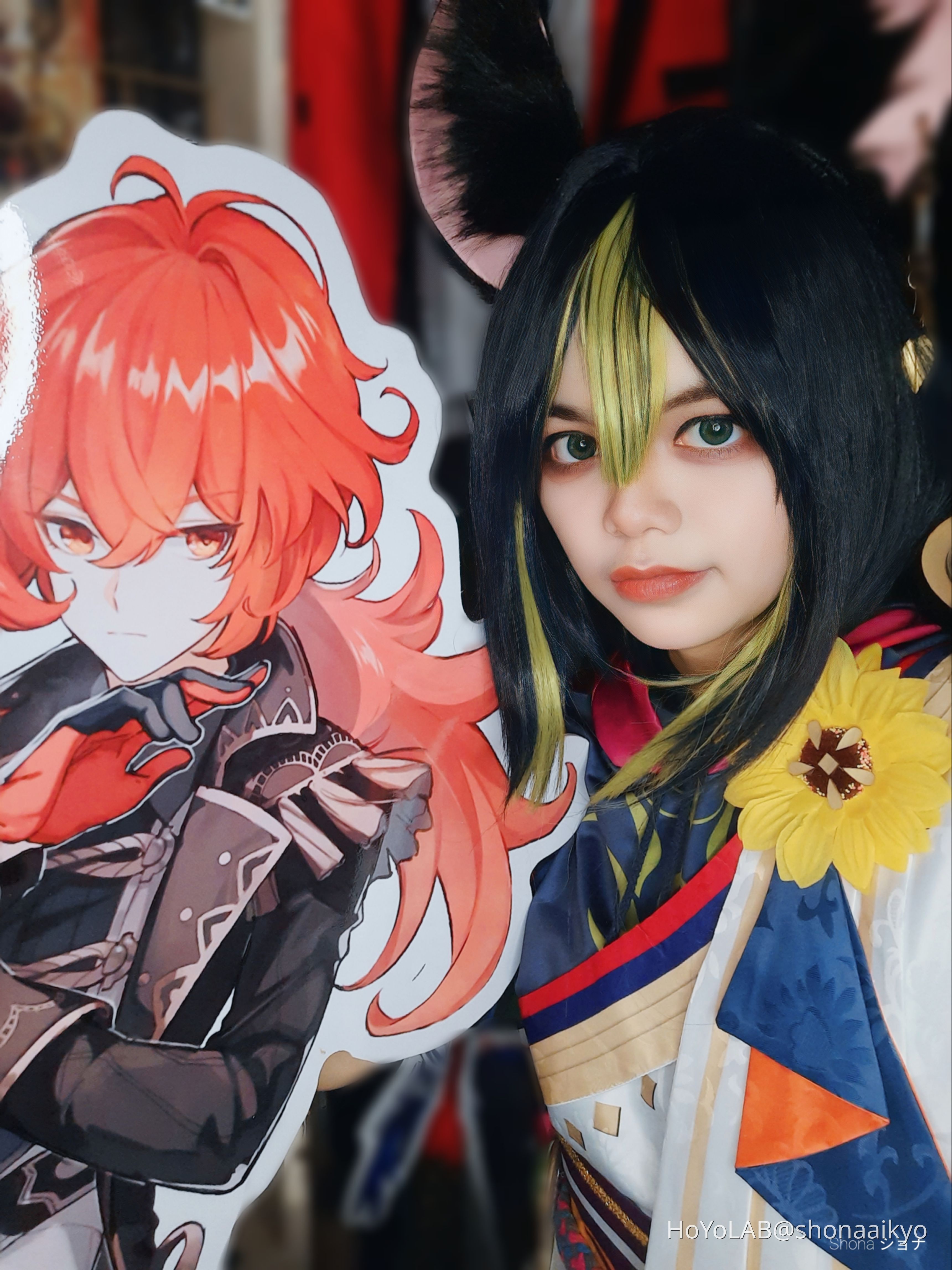 With Diluc I guess? Genshin Impact | HoYoLAB