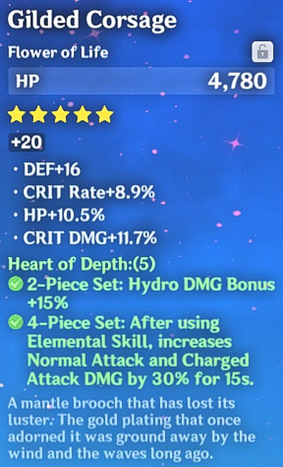 Showing my current artifacts: Part 08 Genshin Impact | HoYoLAB