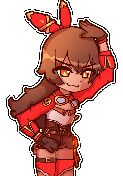 Amber as Chibi Genshin Impact | HoYoLAB