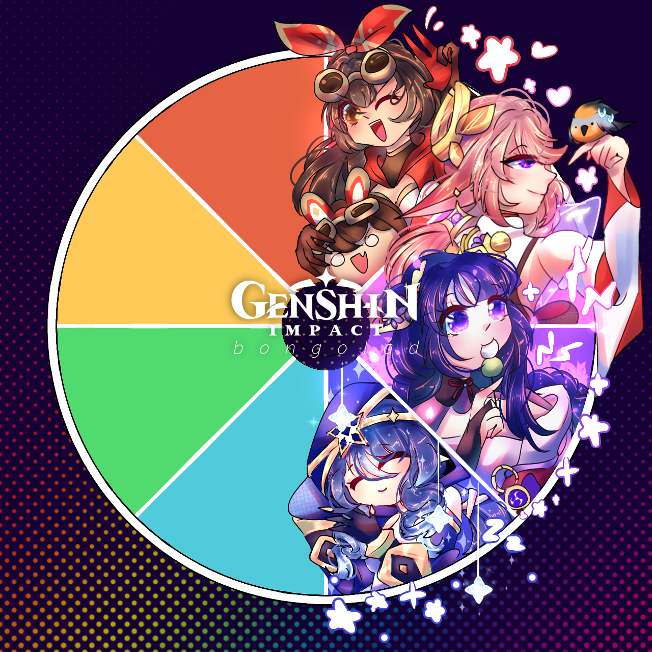 Give me a cyan character to draw! Genshin Impact | HoYoLAB