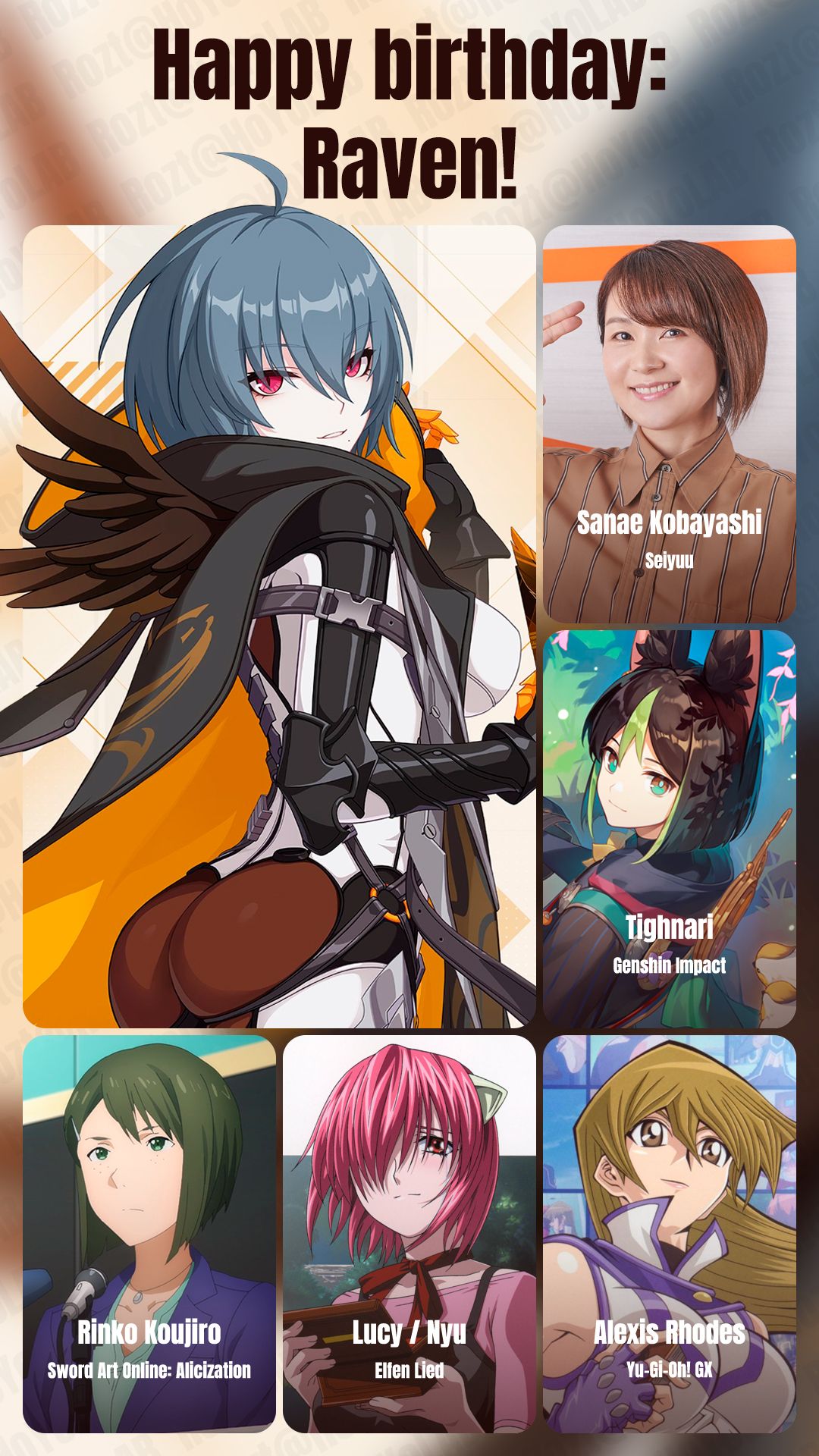 Happy birthday Raven! / ¡Feliz cumpleaños Raven! Honkai Impact 3rd ...
