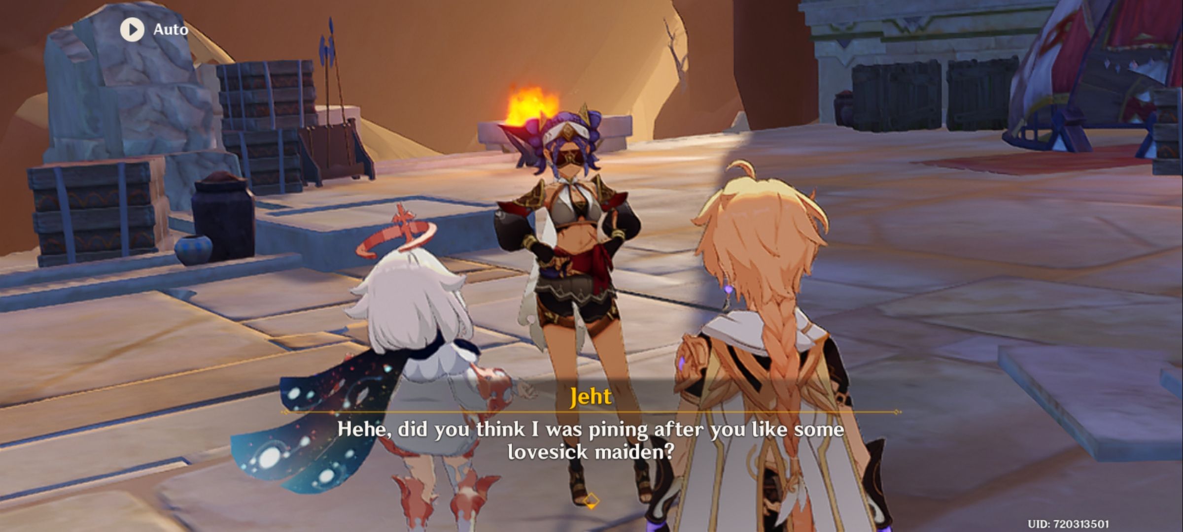Jeht is back!!! I hope they include her in future quests or events and ...