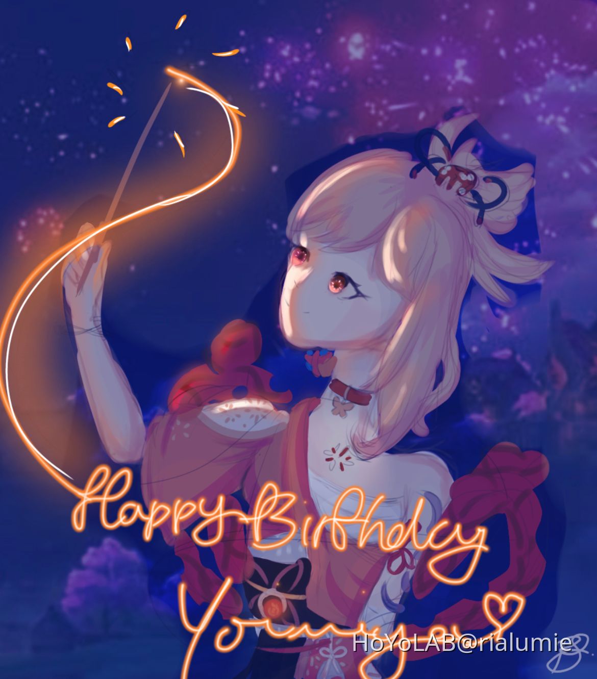 happy birthday yoimiya :D Genshin Impact | HoYoLAB