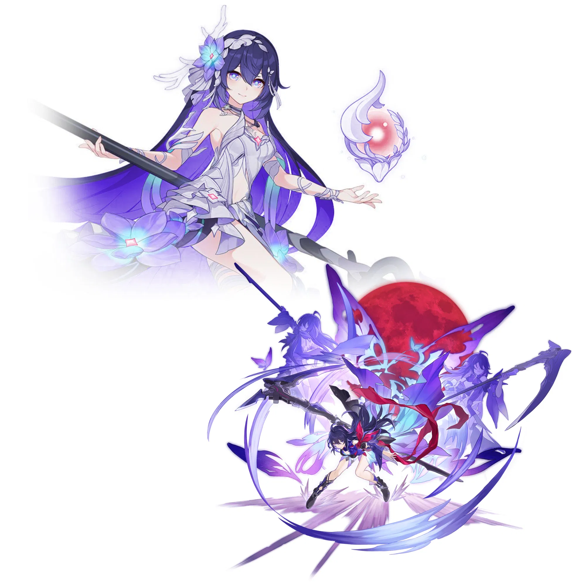 Herrscher of Rebirth / Life and Death (hi3) color swap Seele (hsr ...