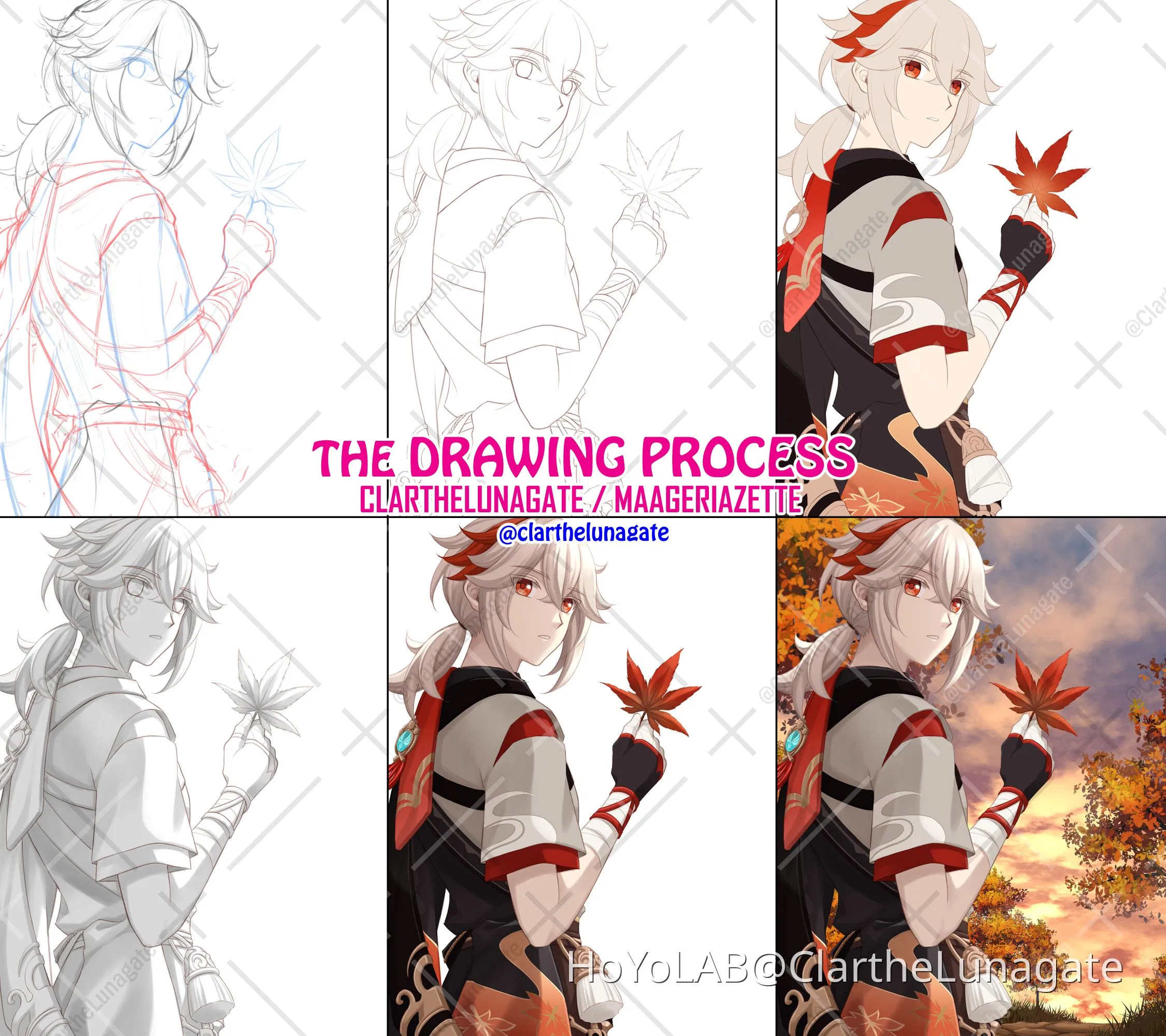 Kaedehara Kazuha Fanart Contest Genshin Impact | HoYoLAB