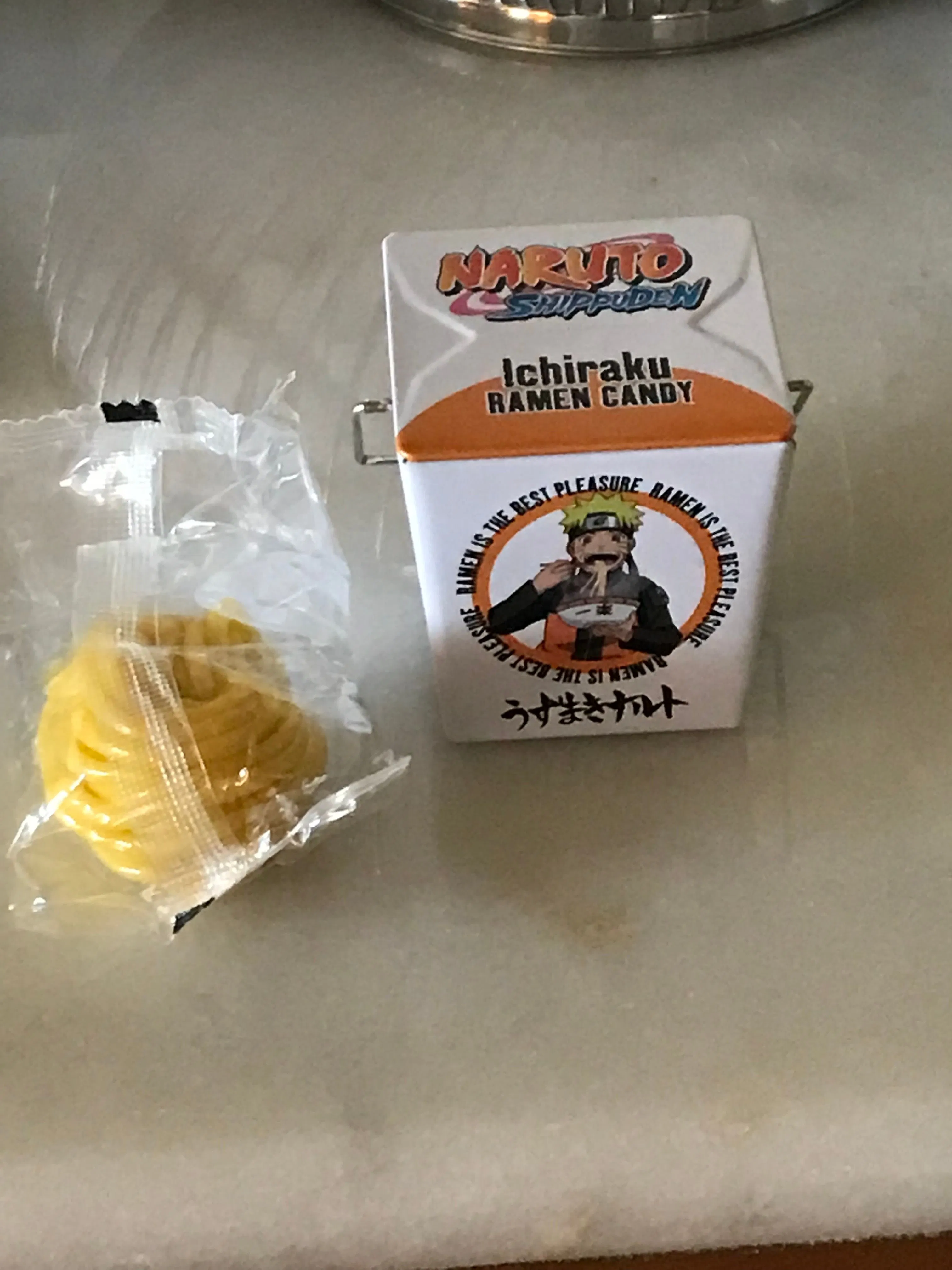 I find this called Ichiraku Ramen Candy in San Francisco in California ...