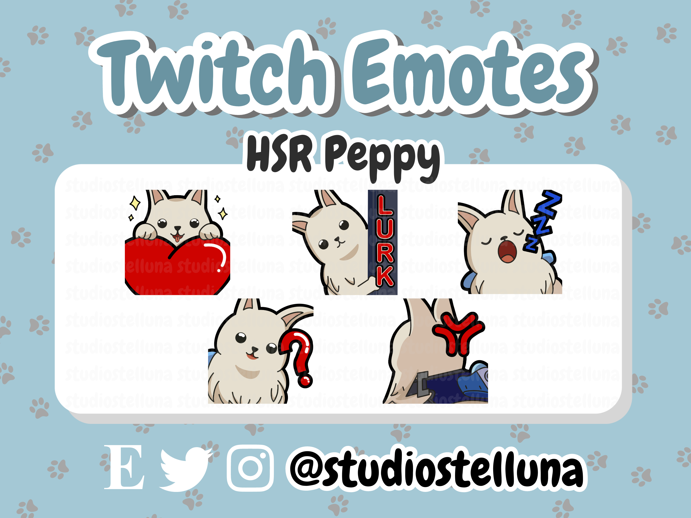 Honkai: Star Rail Peppy Emotes for Streaming - Twitch/Discord/Youtube ...