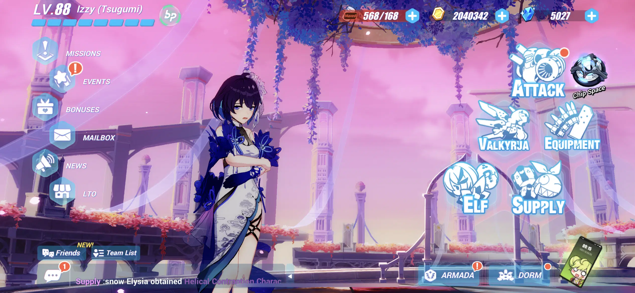 Current HoRB funds,skipping Kira gear and saving till Seele patch ...