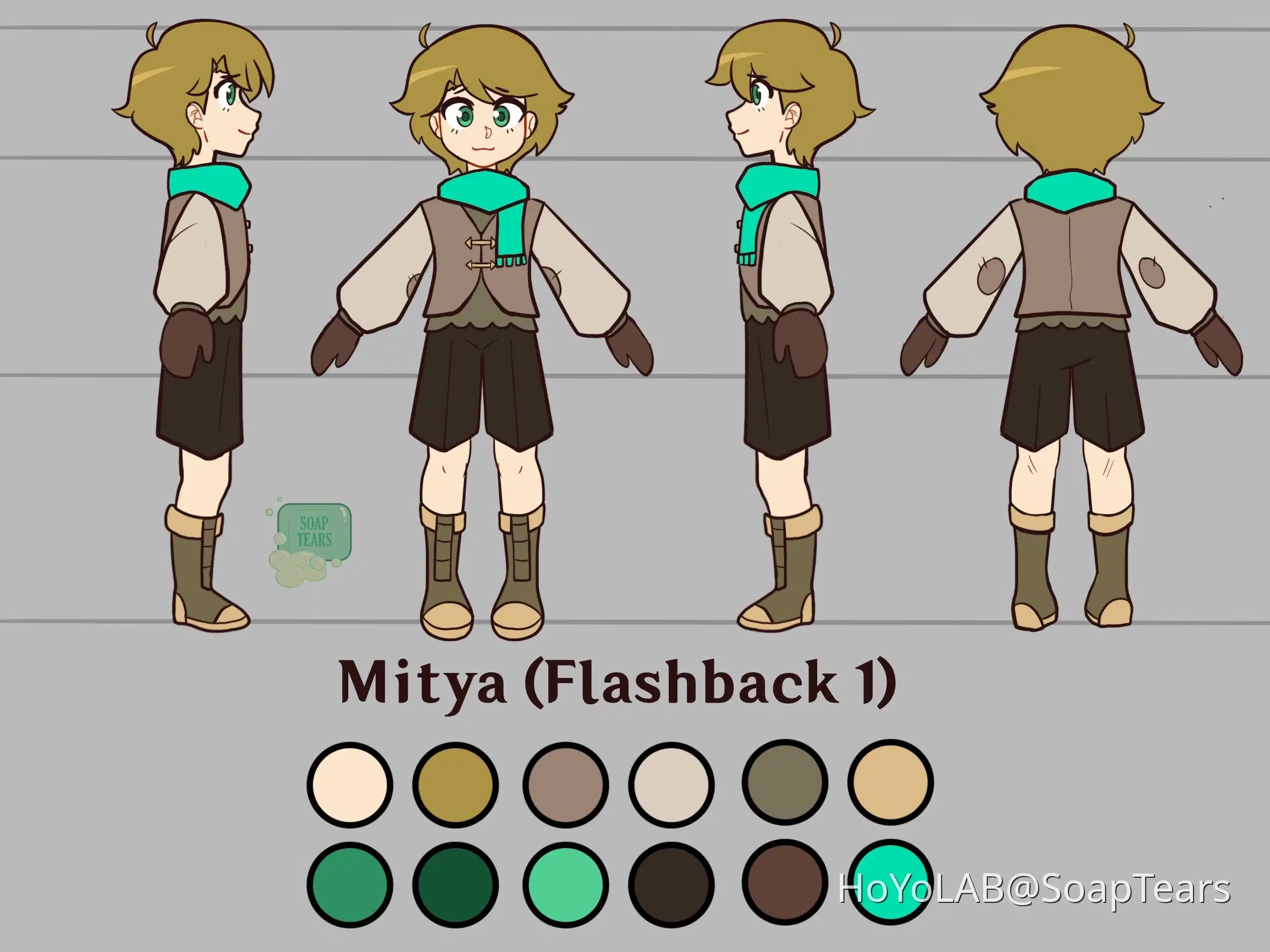 Turnaround sheets for the boys! Genshin Impact | HoYoLAB