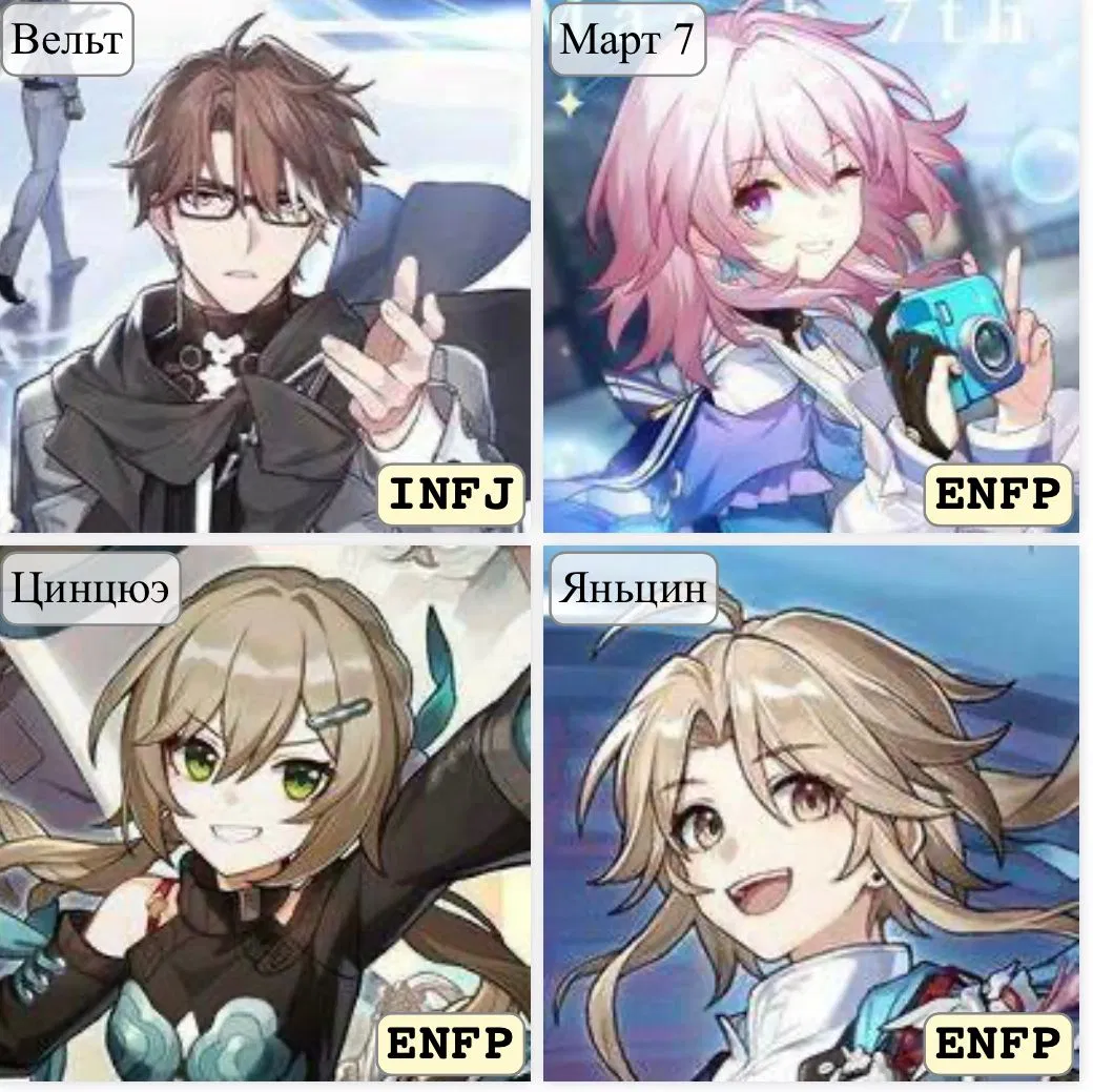 Тип личности персонажей HSR Honkai: Star Rail | HoYoLAB
