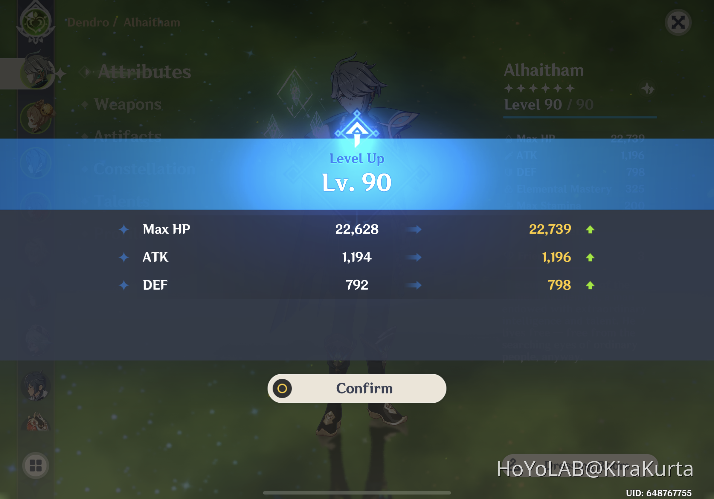 Got him to lvl 90! Genshin Impact | HoYoLAB