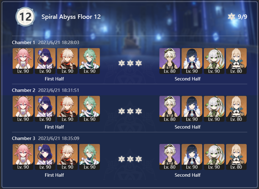 Second half team is pretty good Genshin Impact | HoYoLAB