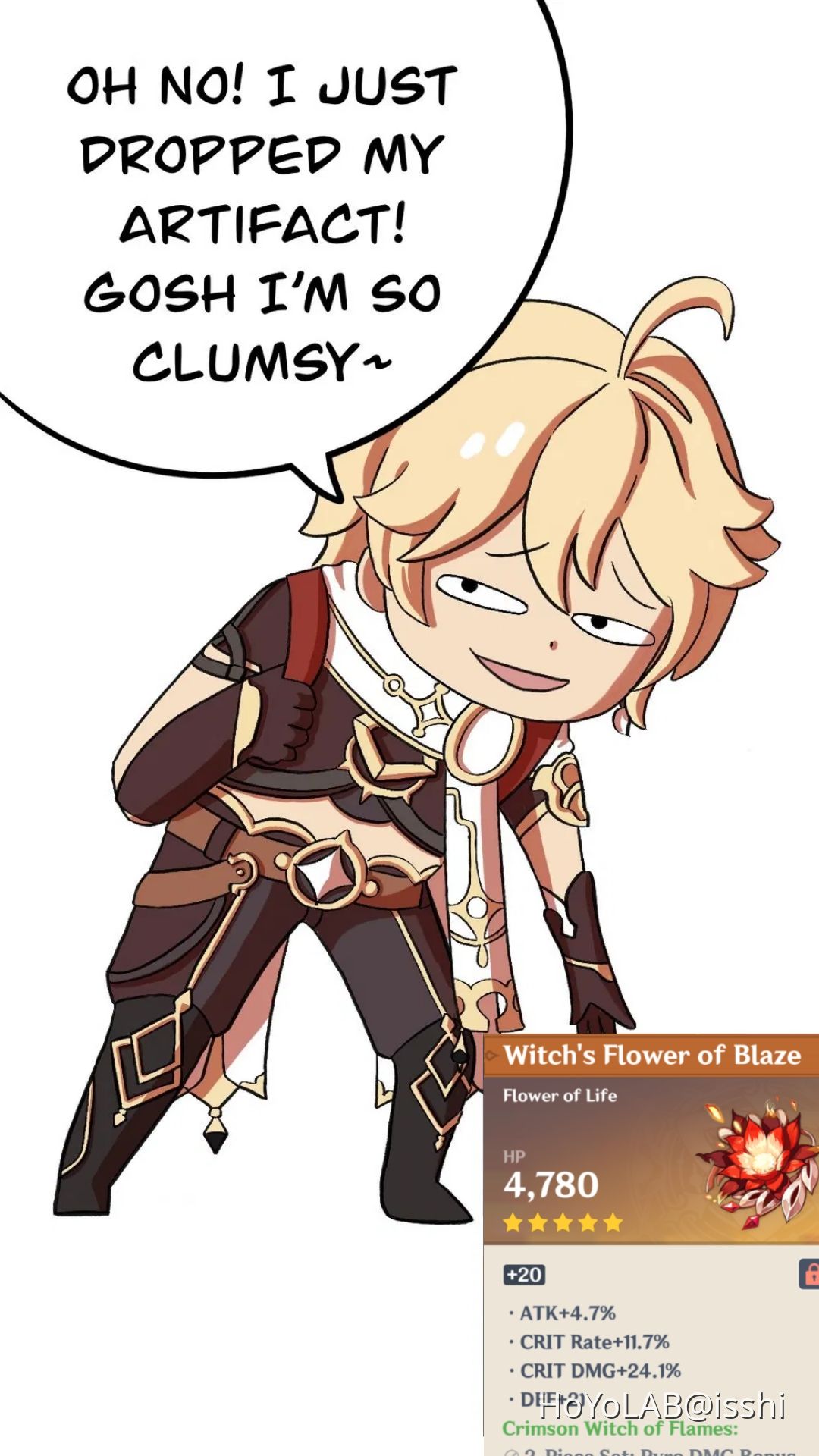 My Diluc's flower Genshin Impact | HoYoLAB