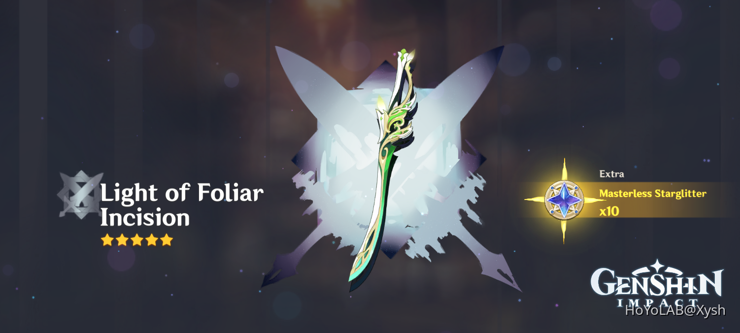 Alhaitham's Flashy Weapon Genshin Impact | HoYoLAB