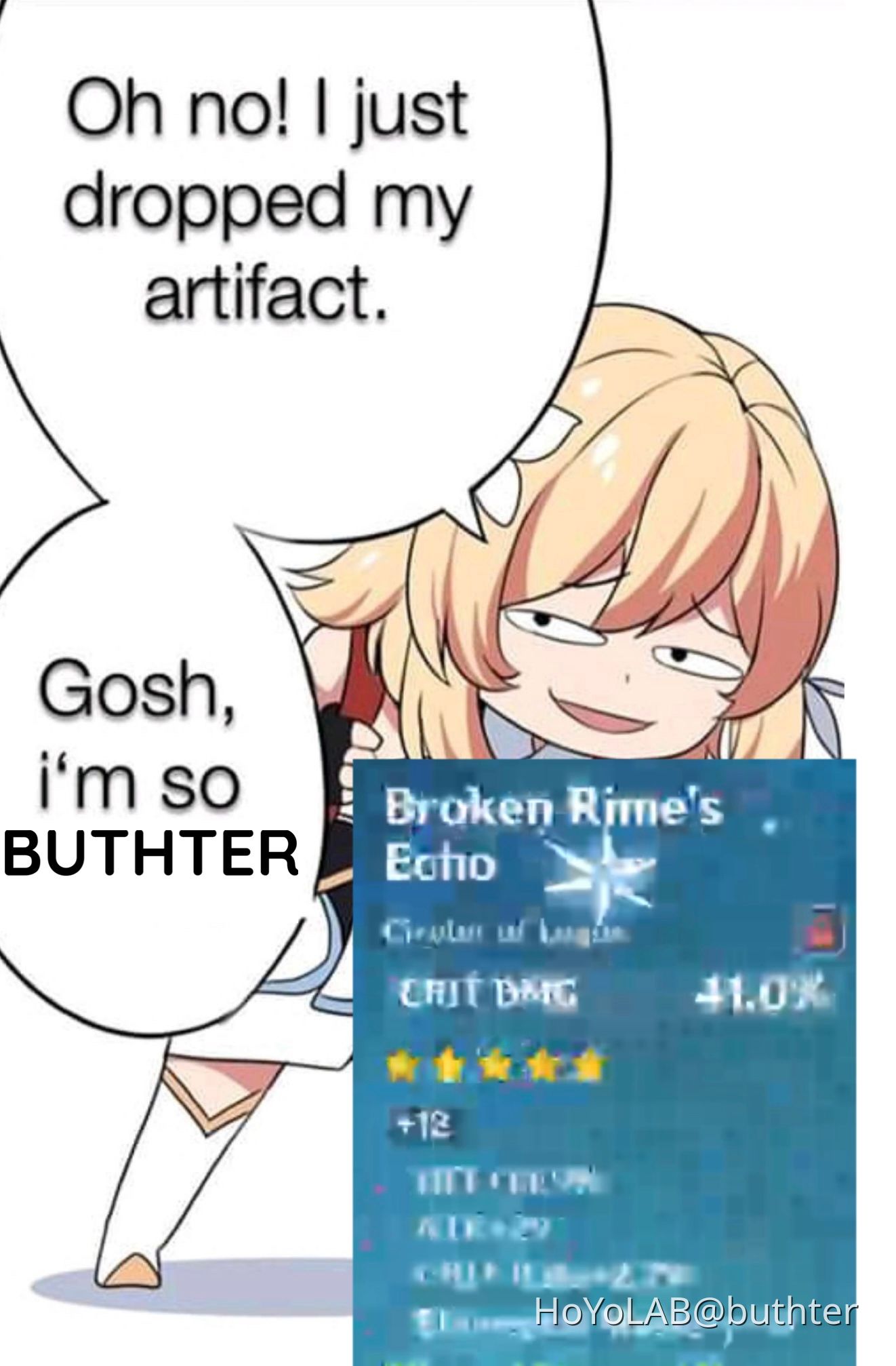 WHAT DOES THAT ARTIFACT EVEN SAY THO?? 💀💀 Genshin Impact | HoYoLAB