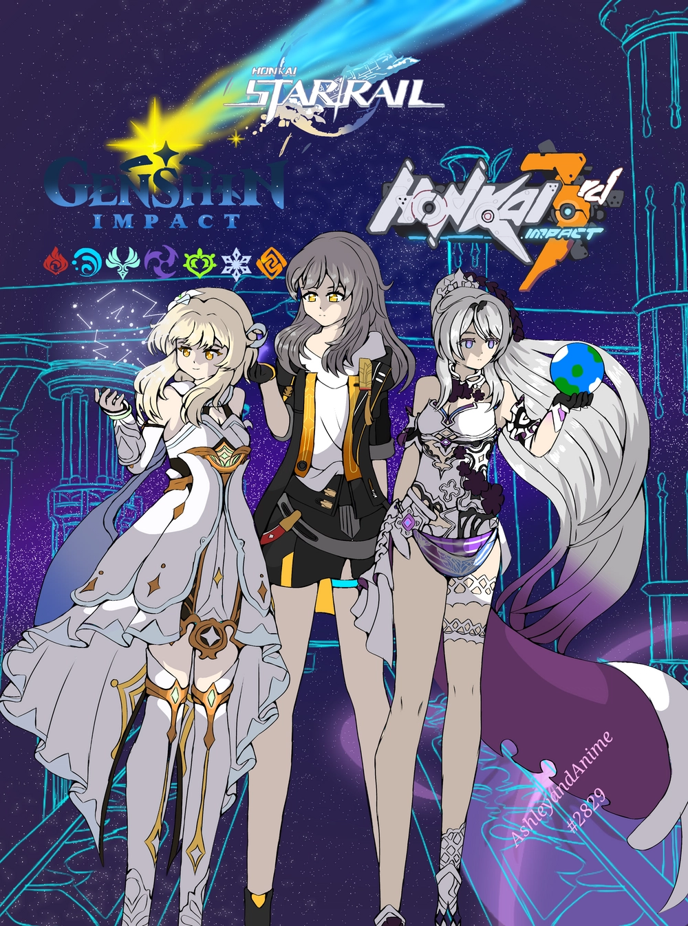 Hoyoverse female mcs Honkai: Star Rail | HoYoLAB