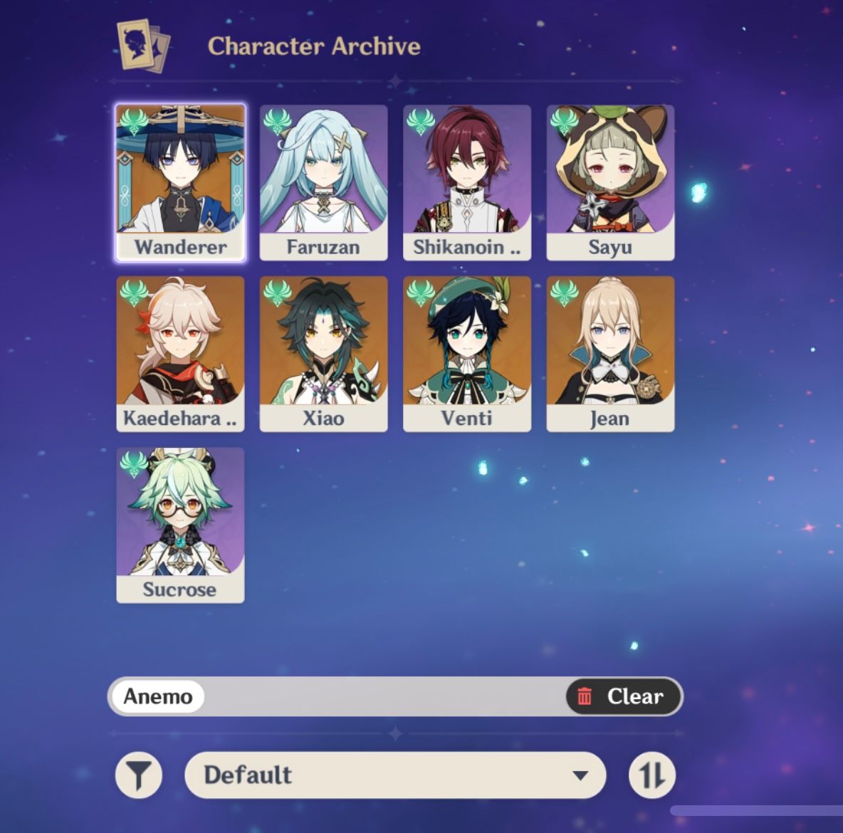 Full anemo!!! ( as of now ) Genshin Impact | HoYoLAB