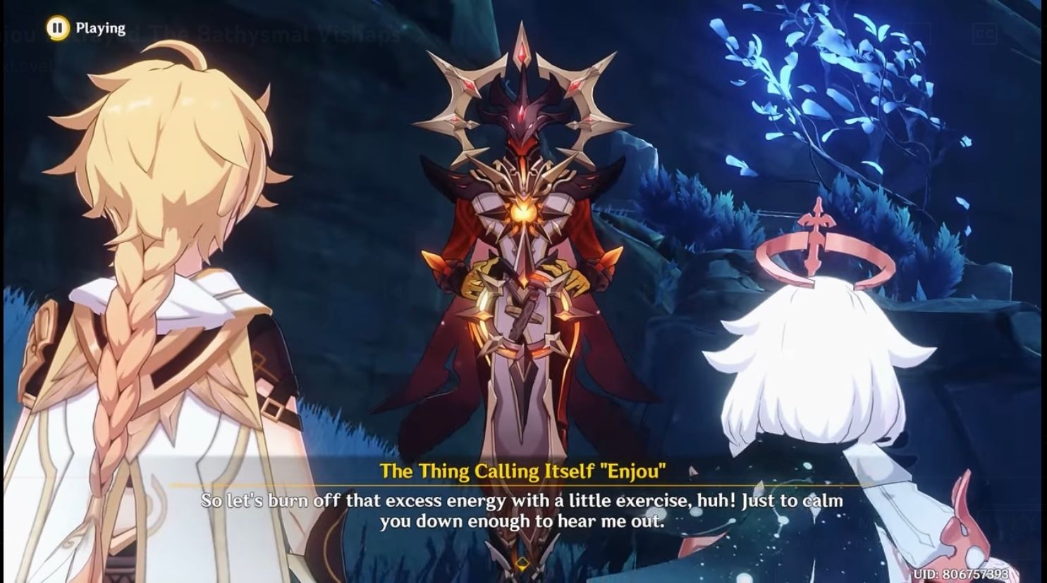 The thing calling itself “Enjou”, will you marry me? Genshin Impact ...