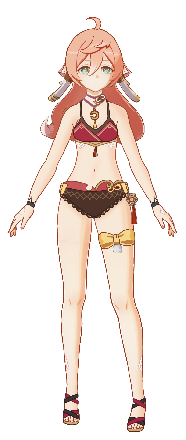 My Yanfei swimsuit skin Genshin Impact | HoYoLAB