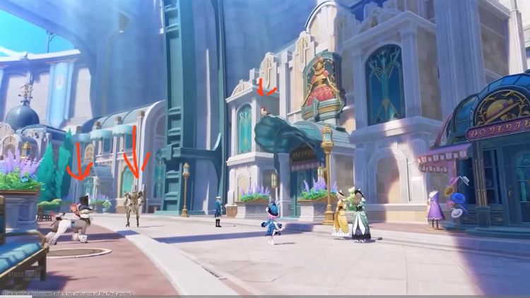 I was rewatching the Fontaine teaser when I noticed a robot gaurd ...