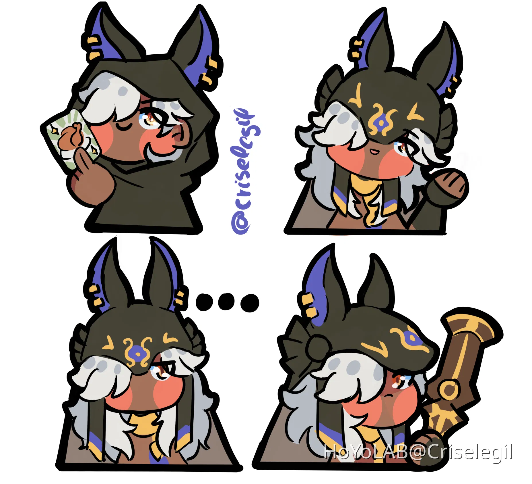 Cyno Stickers Genshin Impact | HoYoLAB