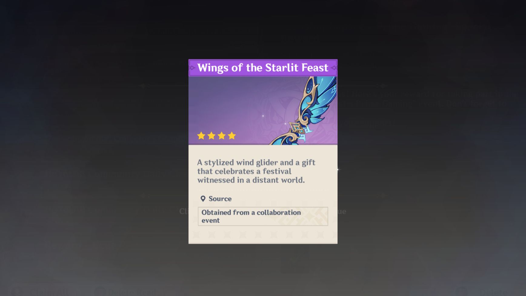 Amazon Prime Gaming - Wings of the Starlit Feast is here! (25.06.2023) Genshin Impact | HoYoLAB