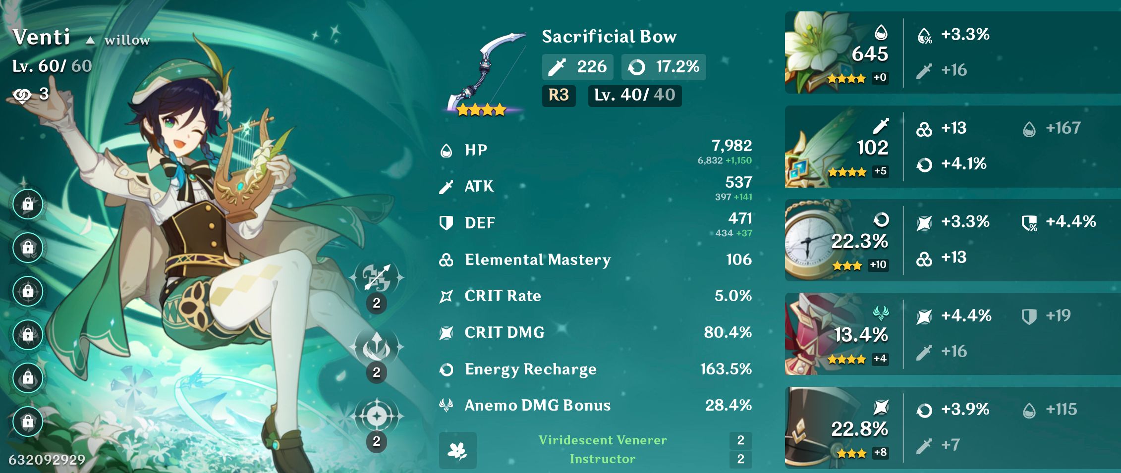 rate my venti build Genshin Impact | HoYoLAB