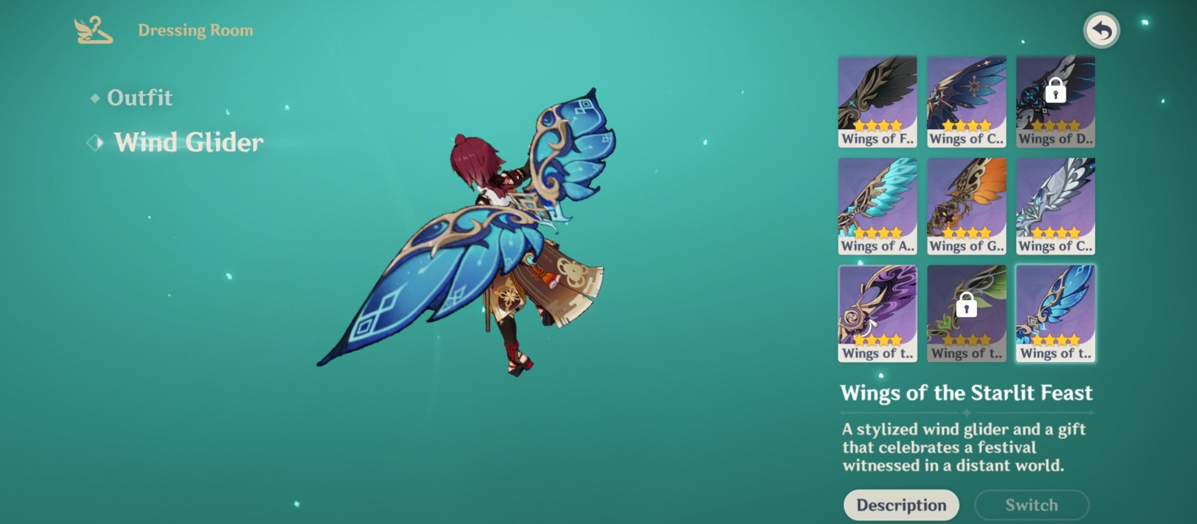 Got Them New Wind Glider! " Wings Of Starlit Feast! " Genshin Impact ...