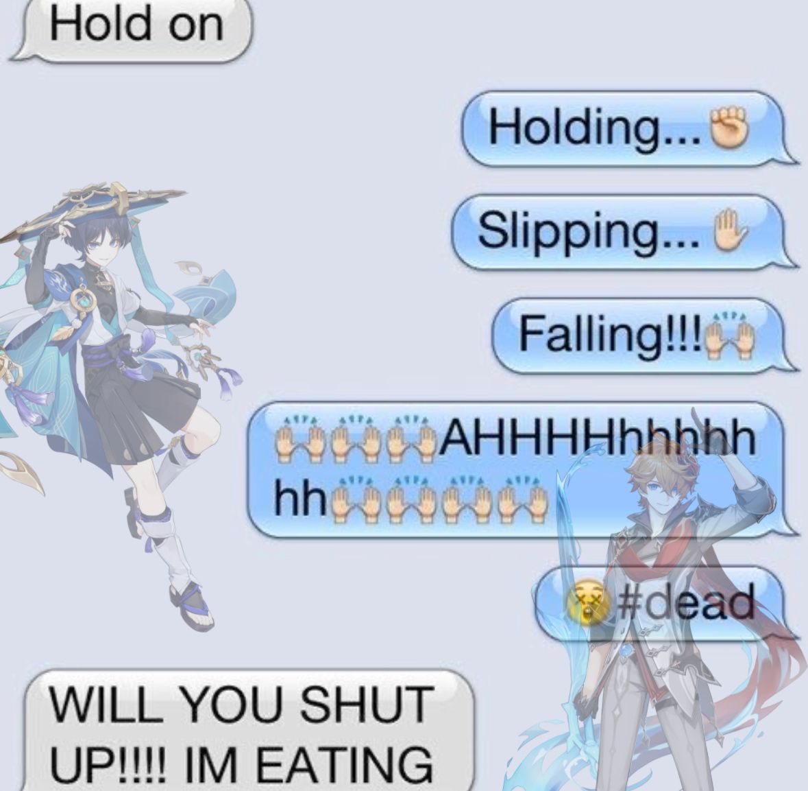 Genshin texting Genshin Impact | HoYoLAB