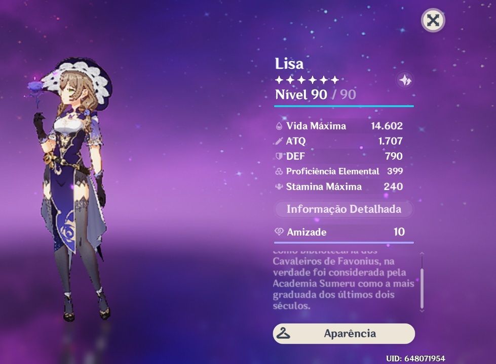 Lisa's build Genshin Impact | HoYoLAB