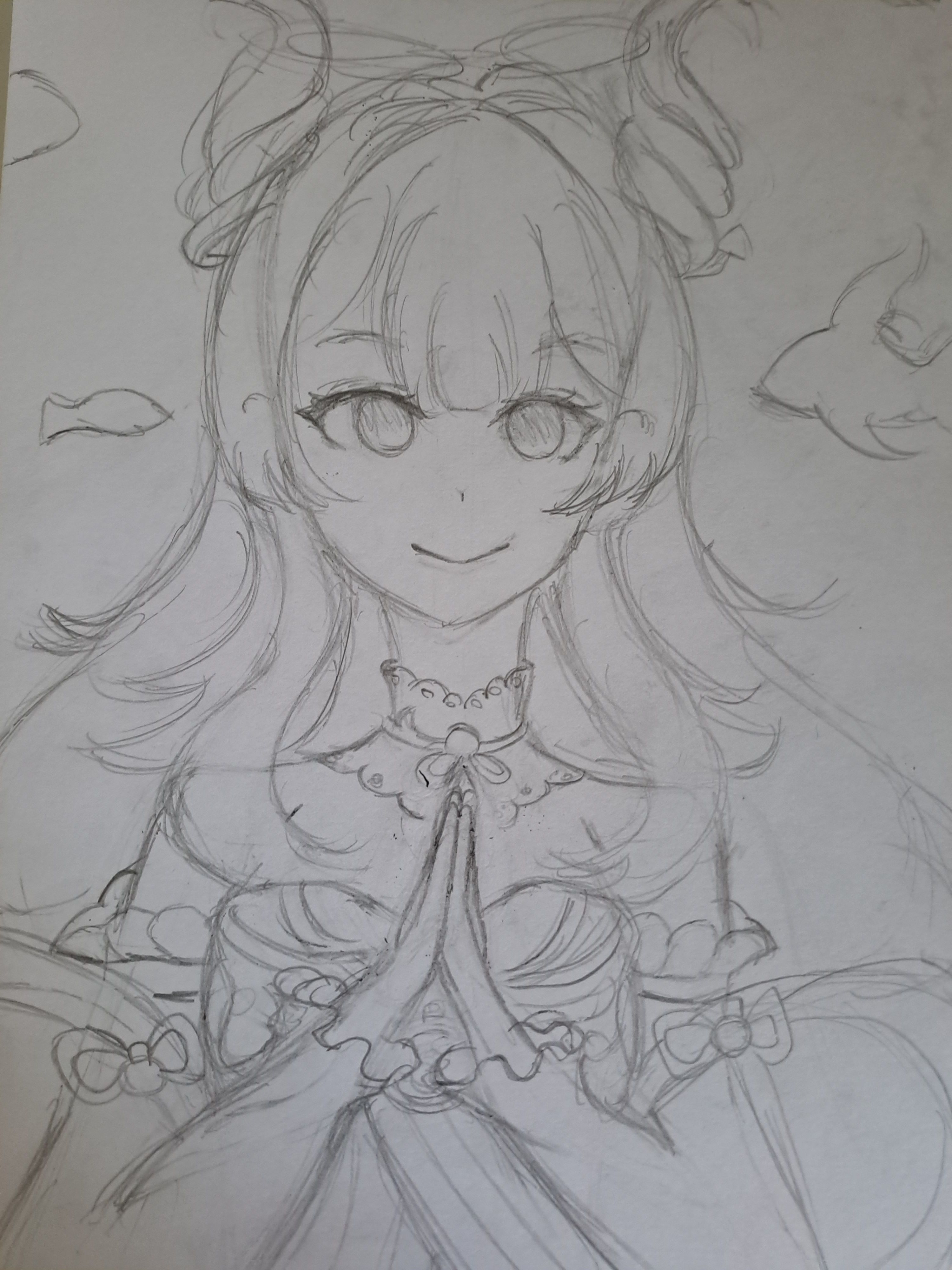 first attempt drawing kokomi😭 Genshin Impact | HoYoLAB