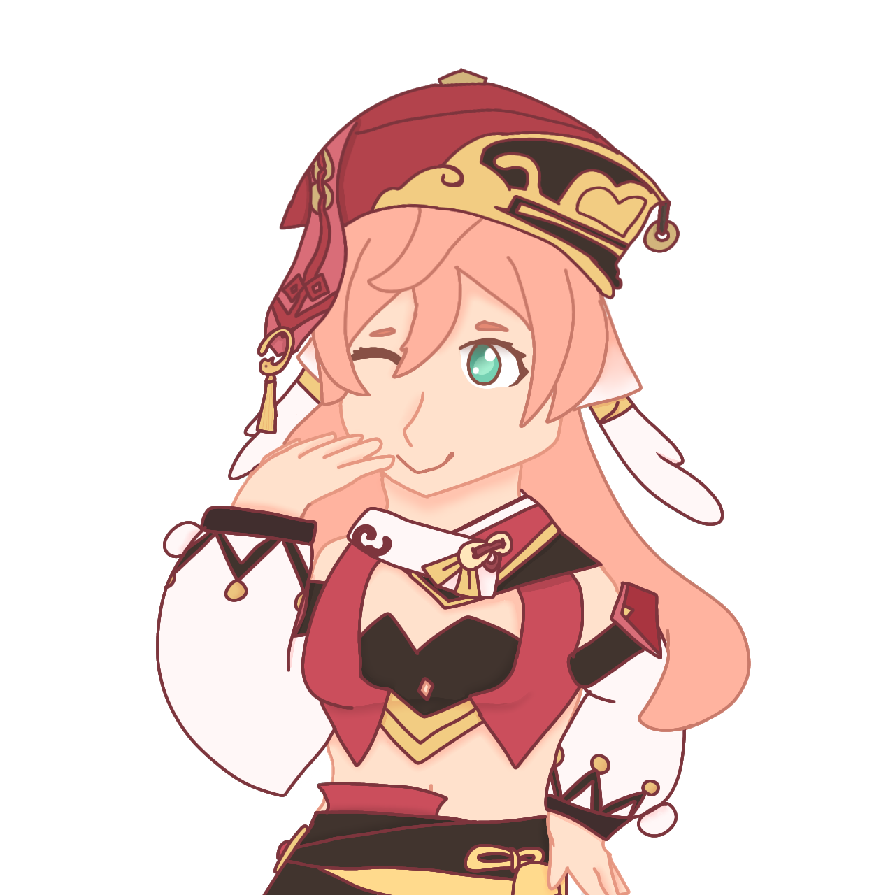 I drew Yanfei cuz she's cute ♡ Genshin Impact | HoYoLAB