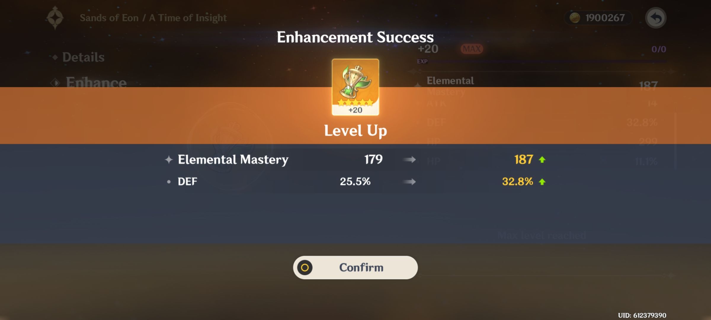 when you rarely get an em sands but it just gets ruined... Genshin ...