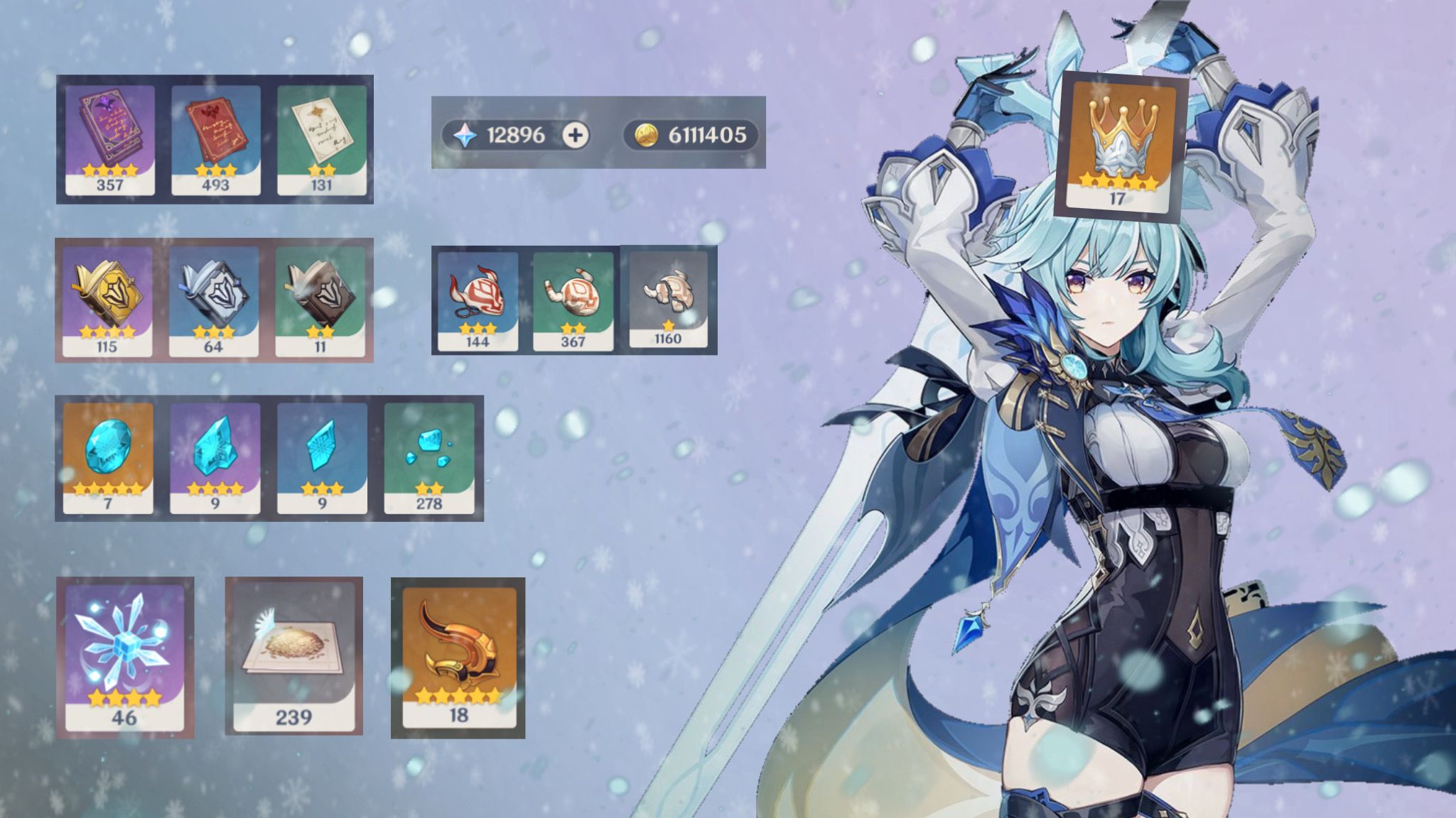 💎 Materials ready for Eula! 💎 Genshin Impact | HoYoLAB