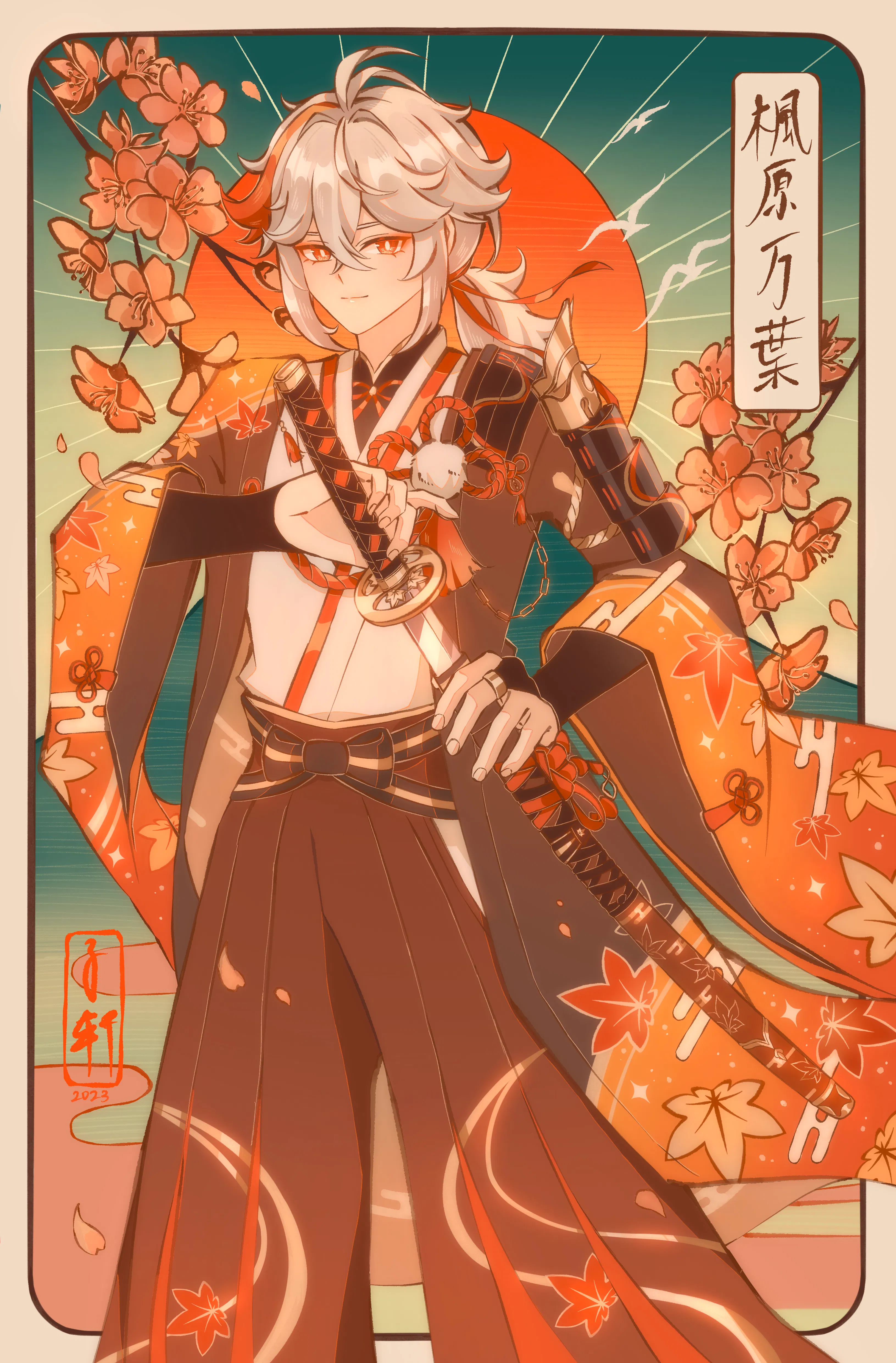 My Entry For Kazuha Fanart Contest Genshin Impact Hoyolab