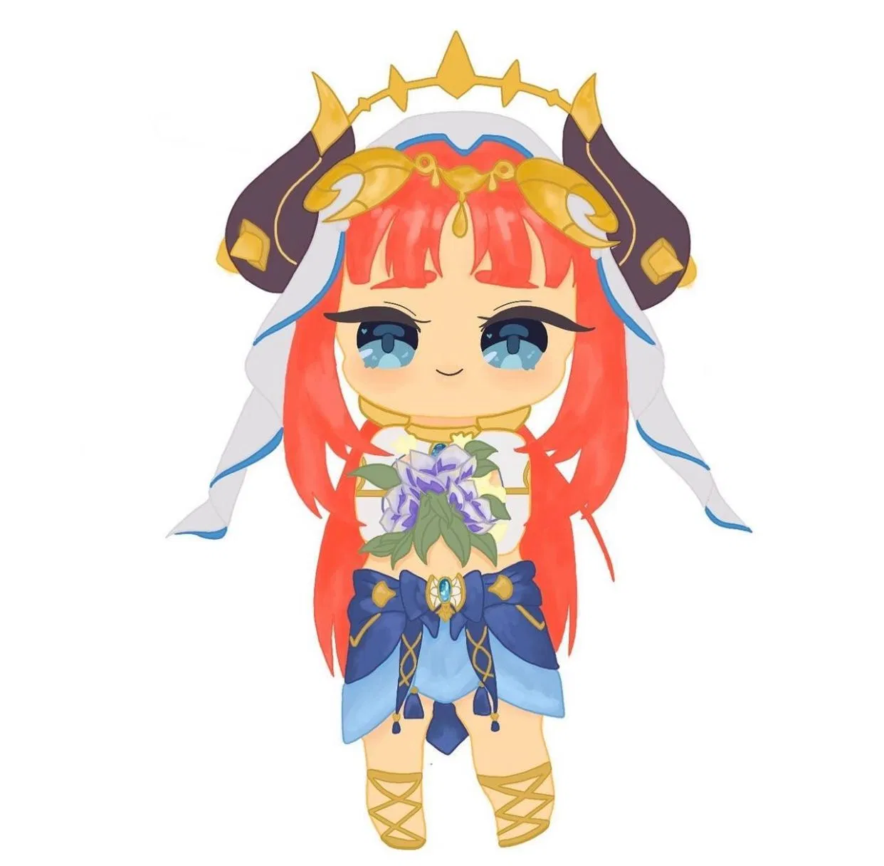 Chibi Nilou😚 Genshin Impact | HoYoLAB