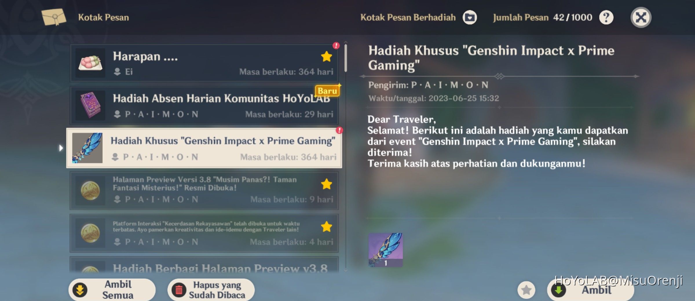 Sayap Biru 🔵 Genshin Impact | HoYoLAB