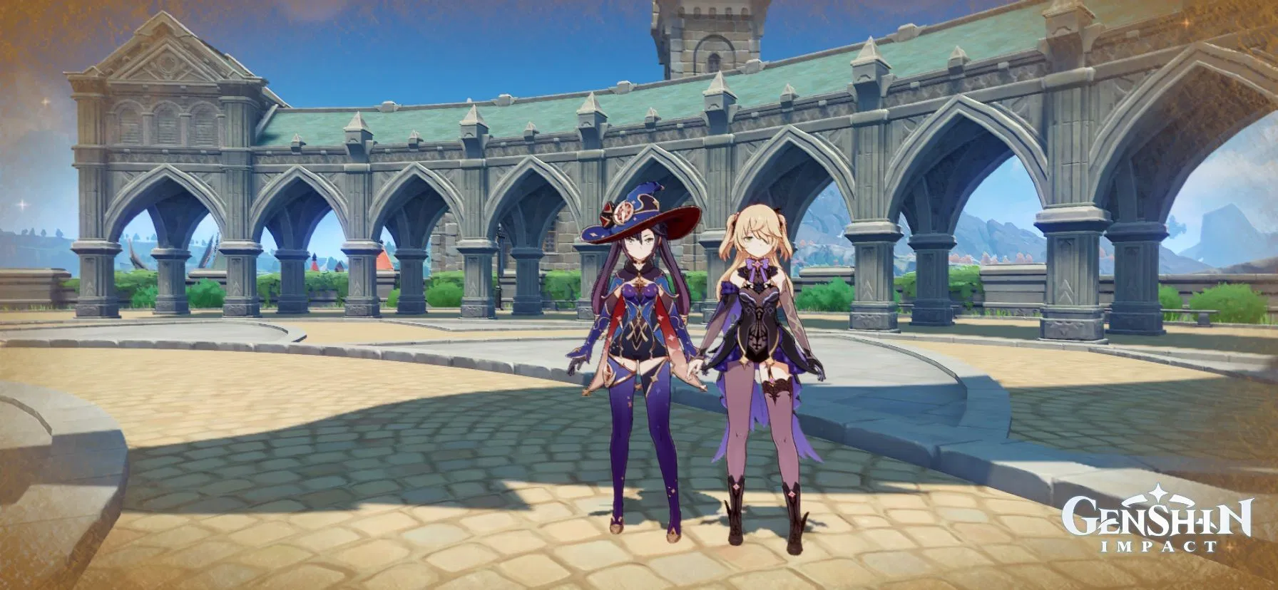 Fischl And Mona Genshin Impact | HoYoLAB