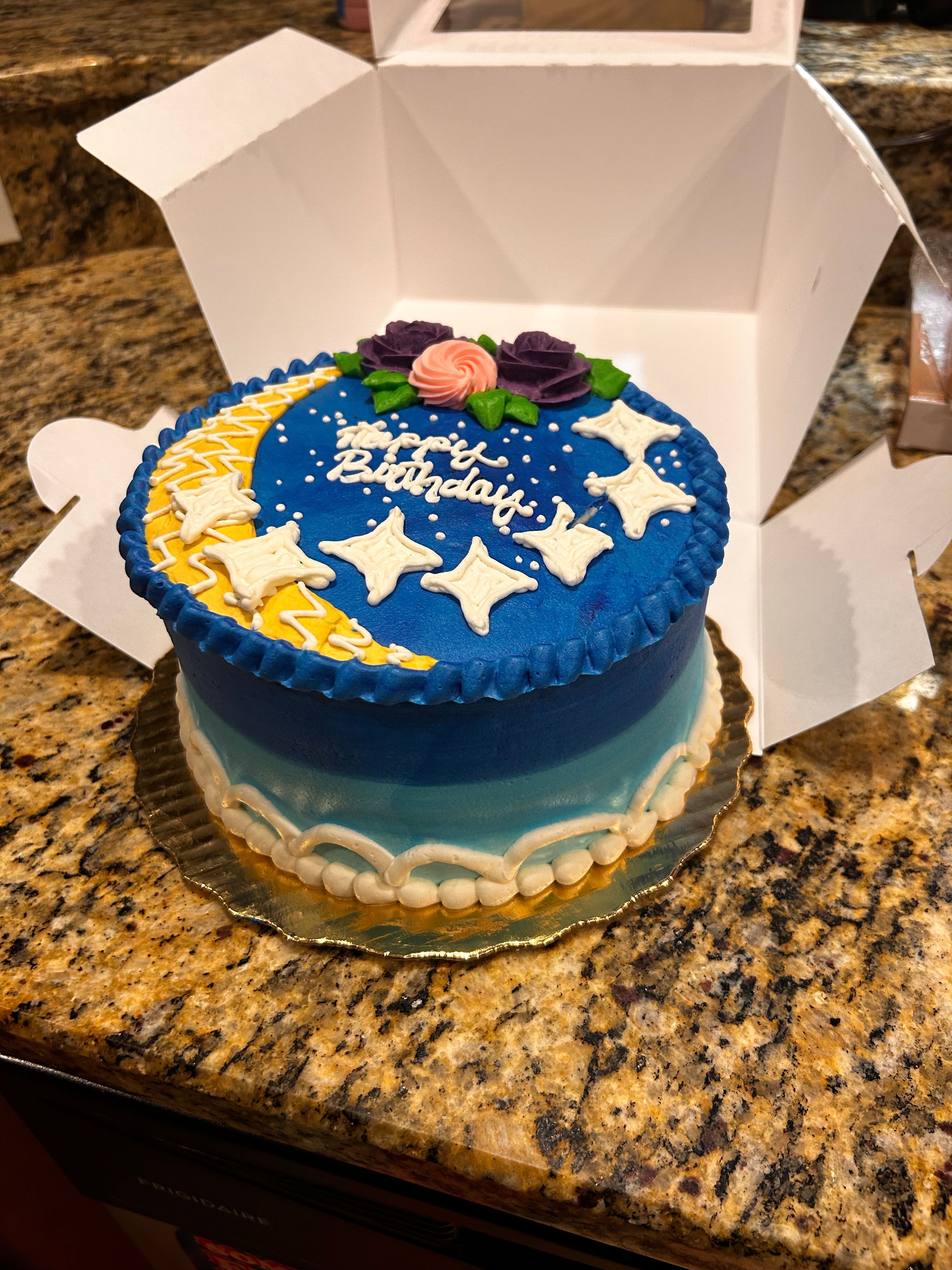 Irl cake cus I didn’t log in on time in Genshin for my birthday email ...