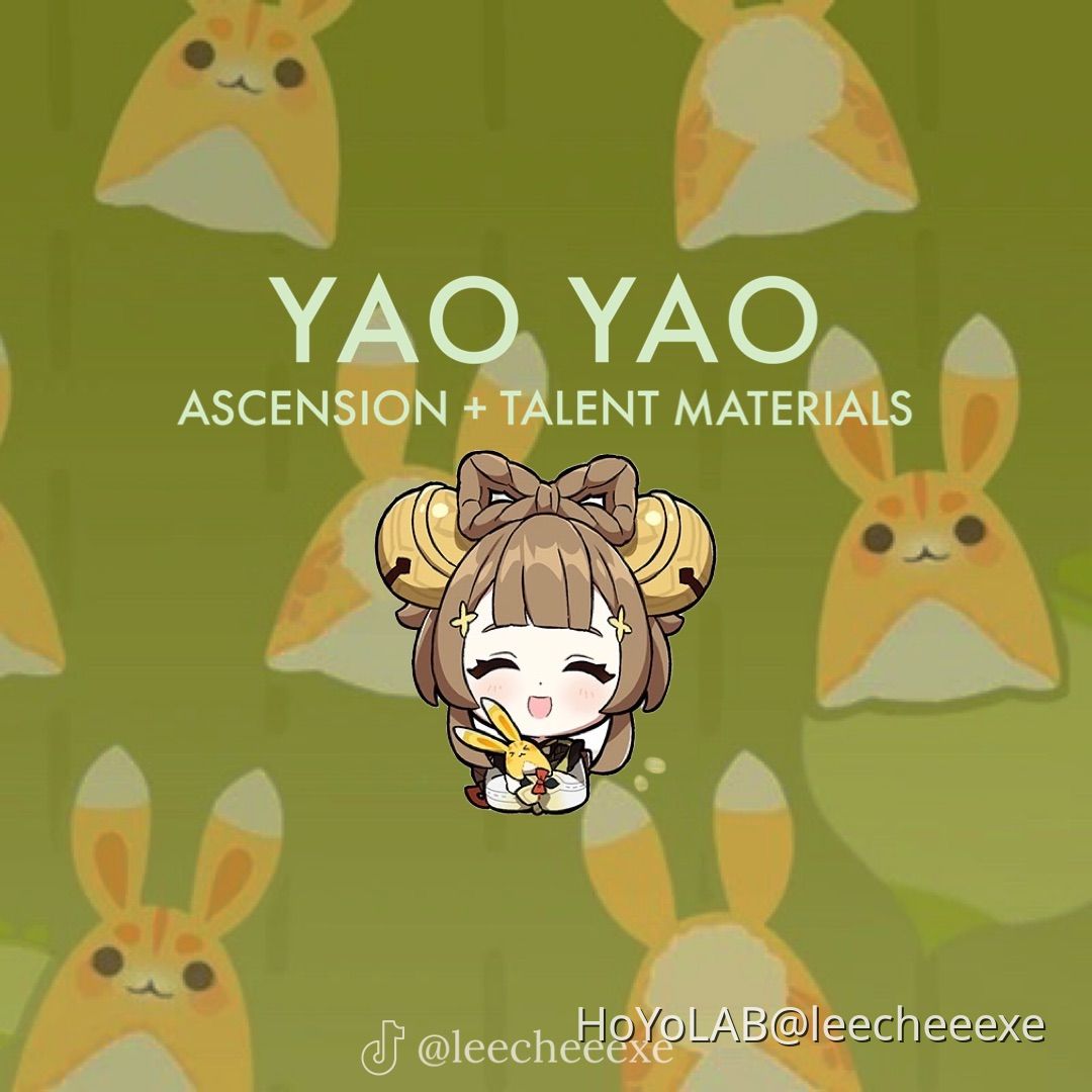 [3.7] Genshin Impact | Material Guide | Yao Yao Genshin Impact | HoYoLAB