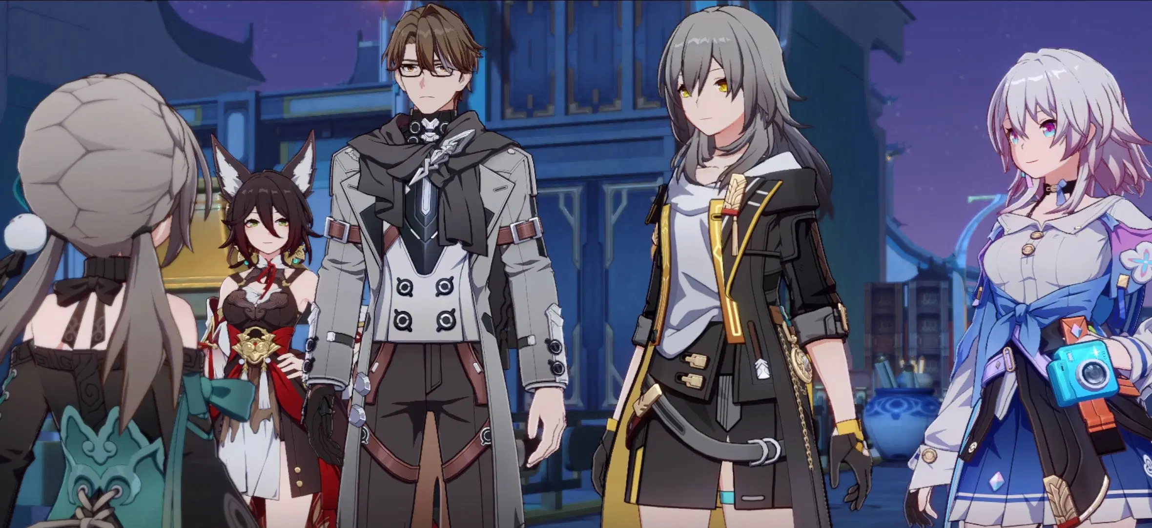 Just realised Welt is the only male character in this scene 😂 Honkai ...