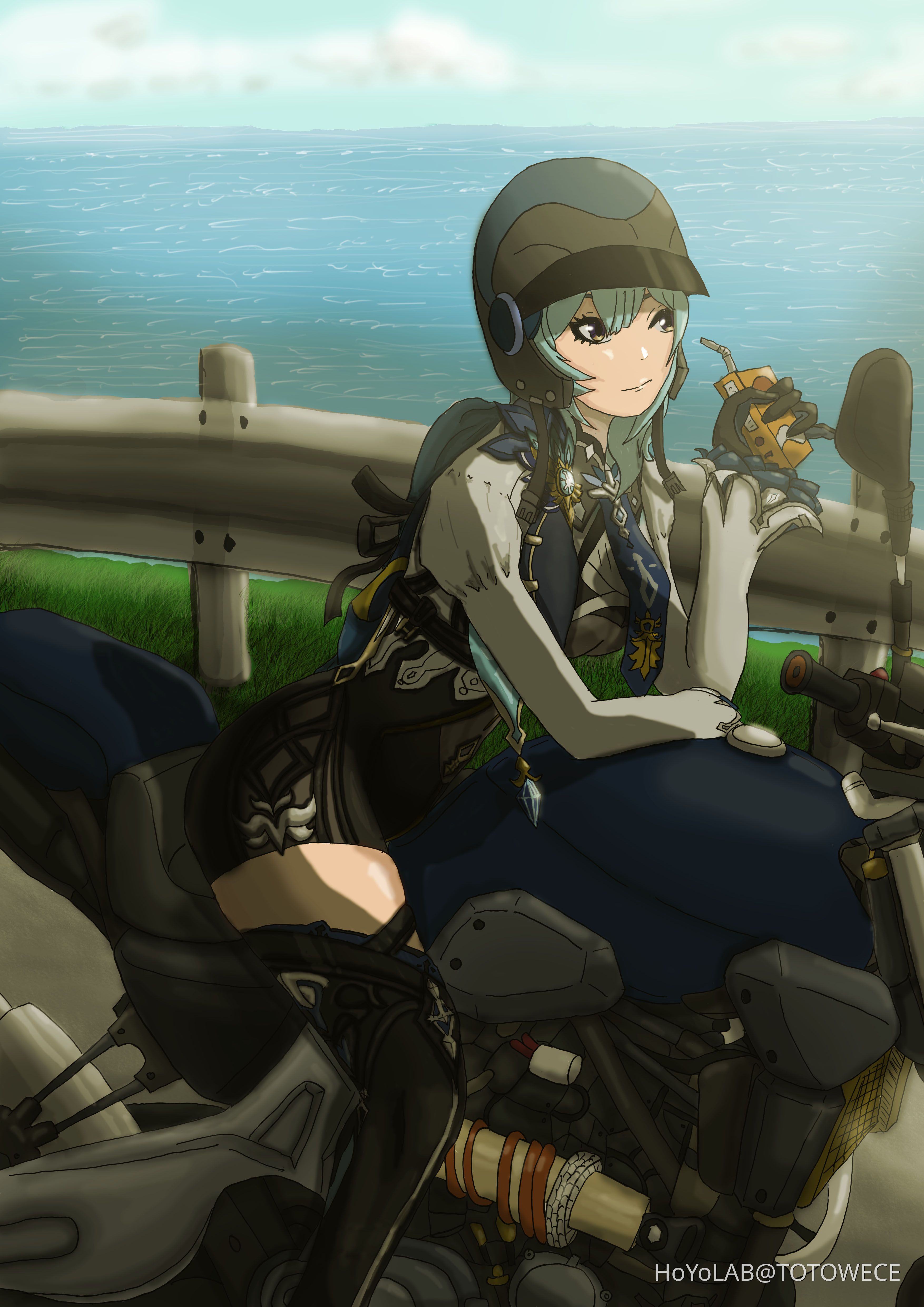 Eula Riding Modified Ruin Guard 🏍️ Genshin Impact | HoYoLAB