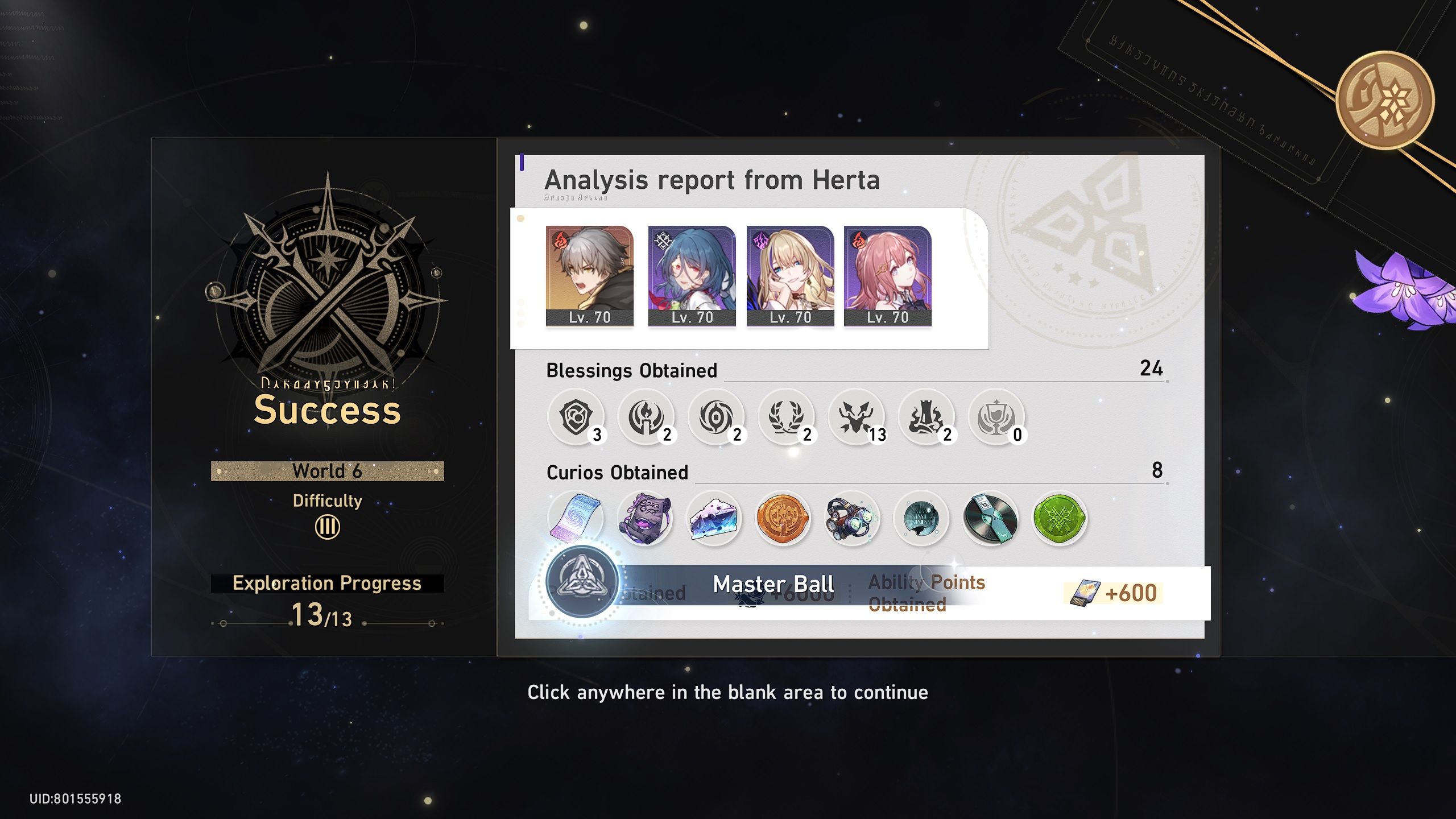 Yey! W6-3 Done! Honkai: Star Rail | HoYoLAB