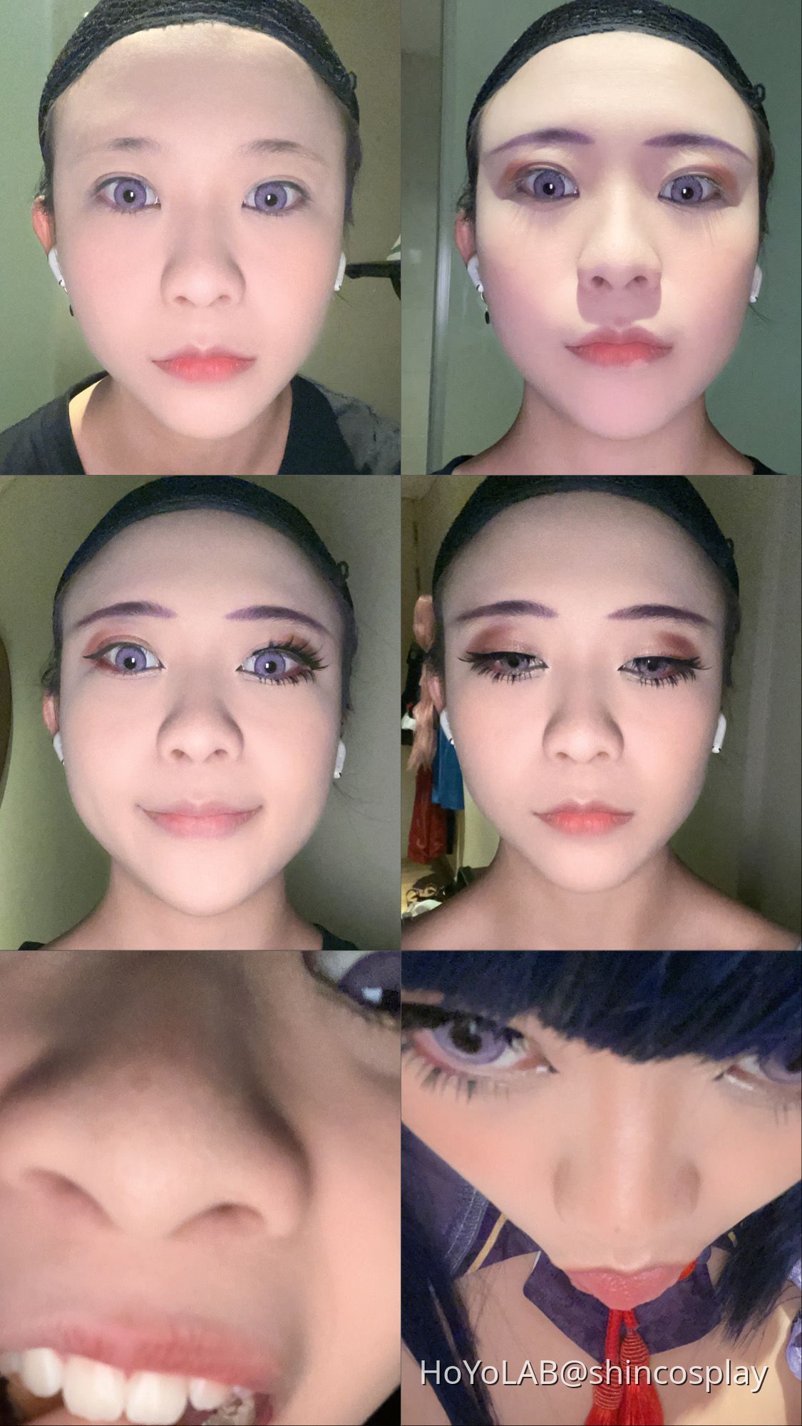 Raiden Makeup Process Genshin Impact | HoYoLAB