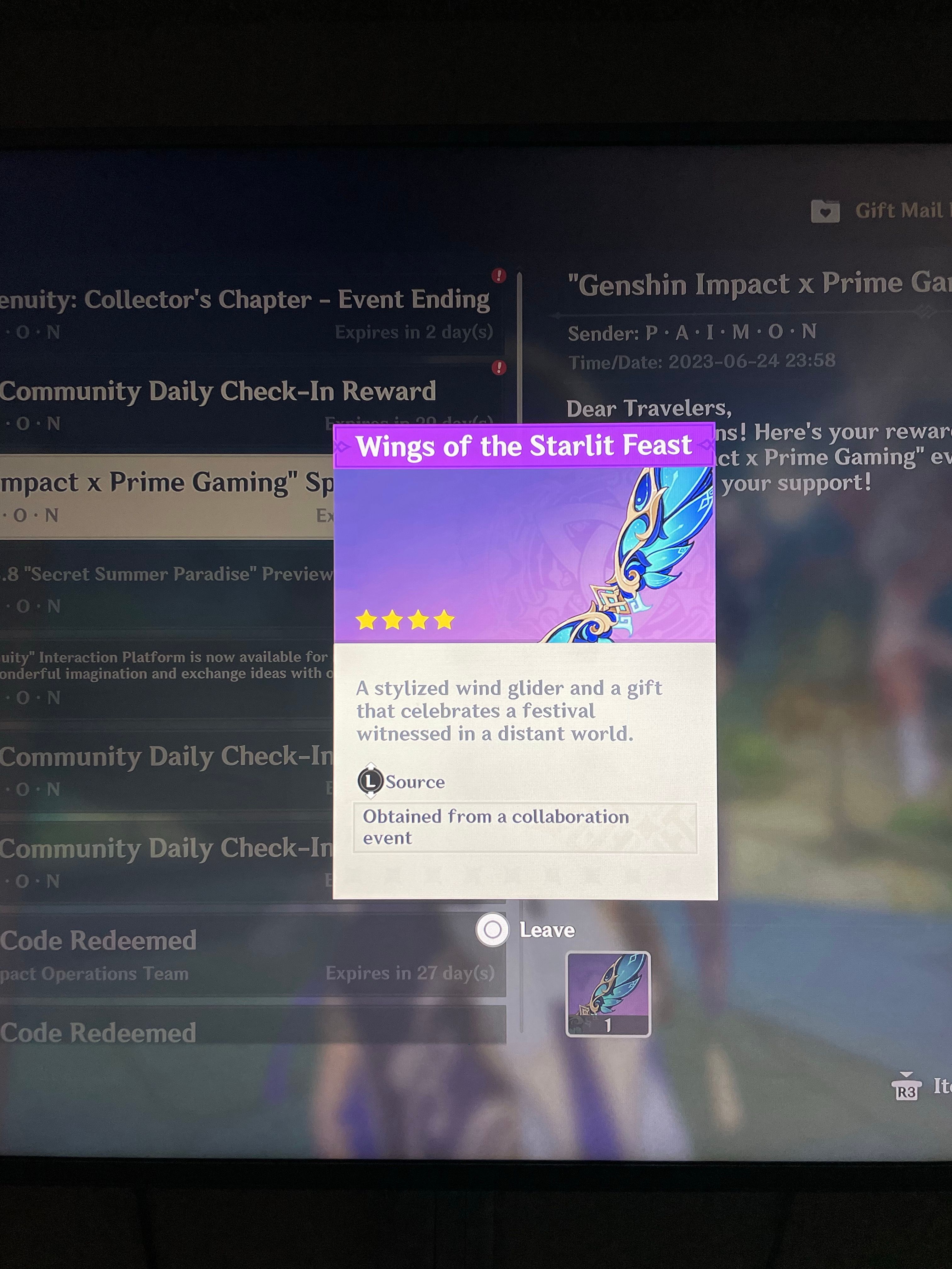 Wings of the Starlit Feast finally came! Genshin Impact | HoYoLAB