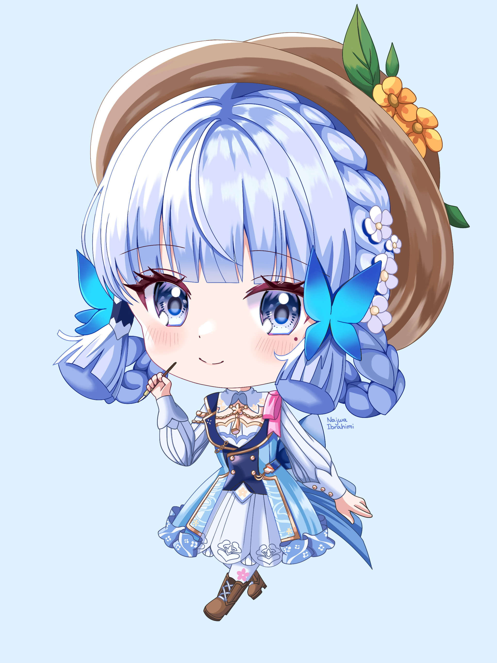 Ayaka Chibi Genshin Impact | HoYoLAB