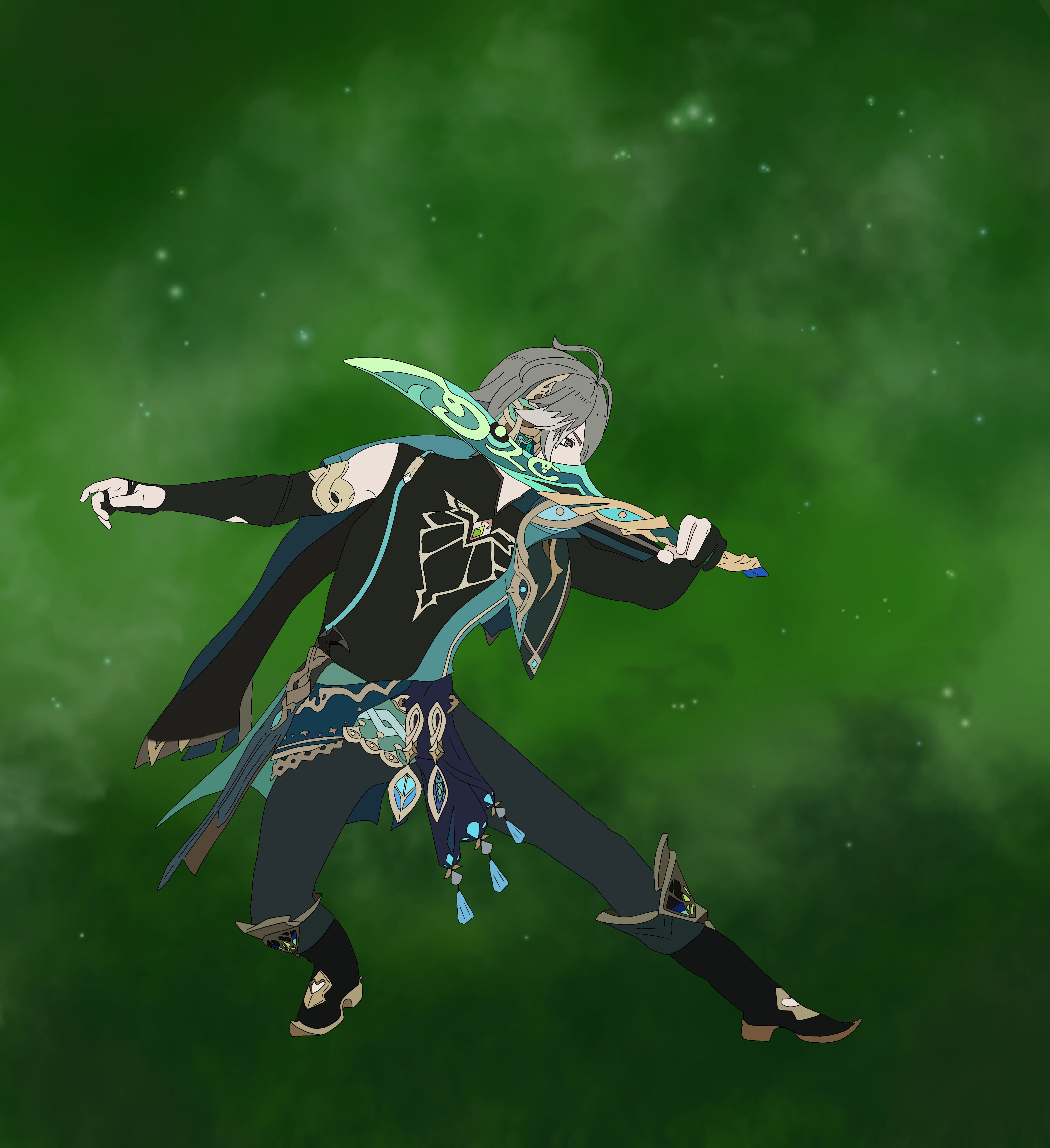 Alhaitham Fan Art Genshin Impact | HoYoLAB